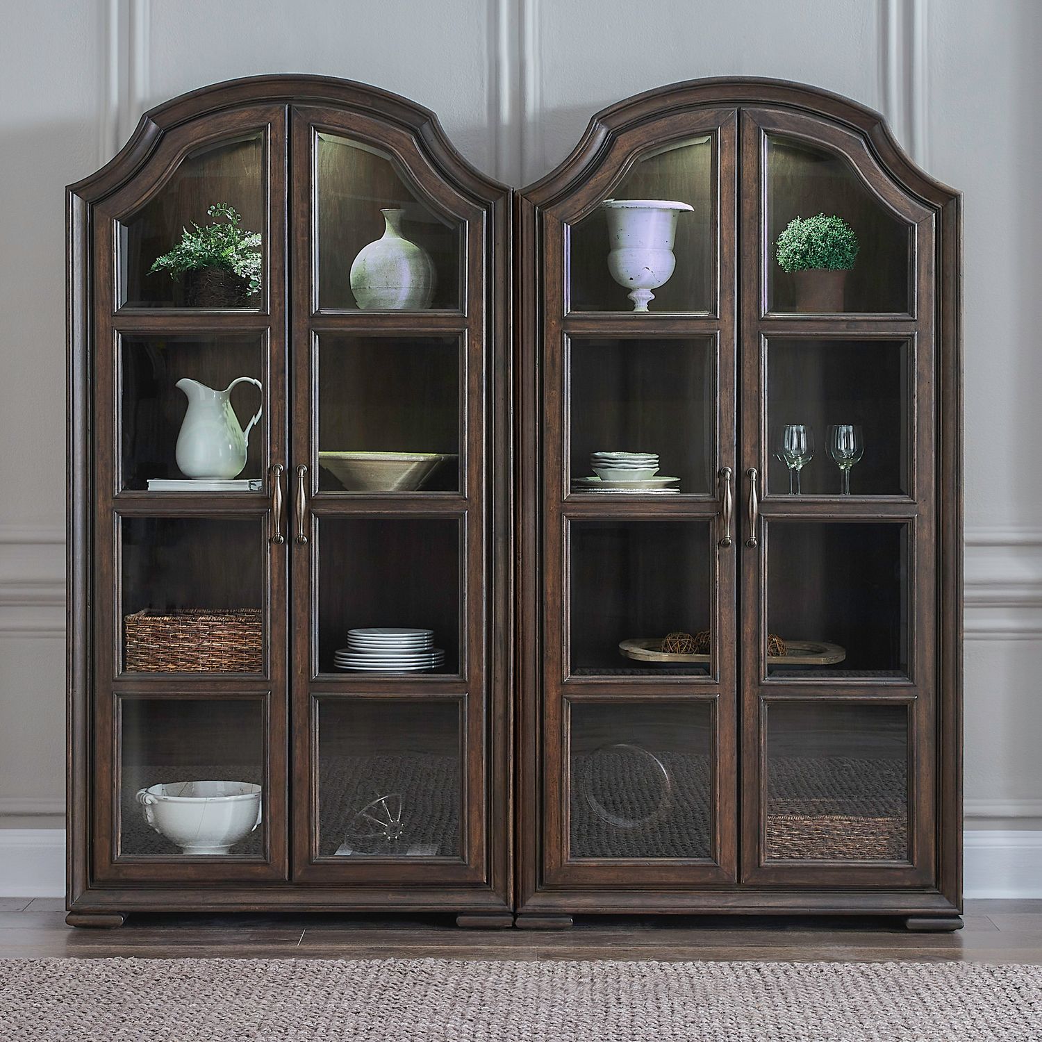Provence Park 2 Piece Bunching Cabinet Set In Chateau Brown by Liberty ...