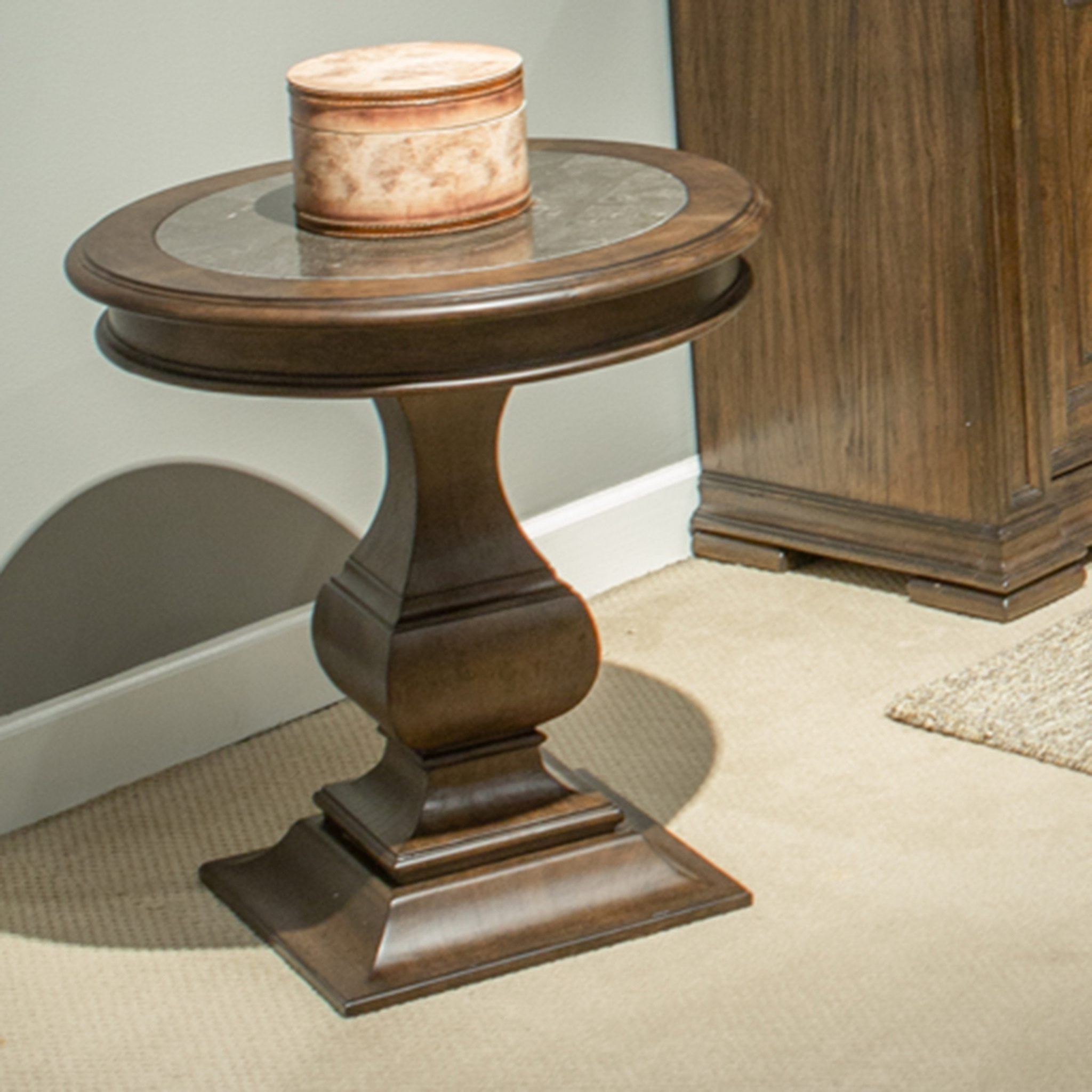 Provence Park Round End Table In Chateau by Liberty | 1StopBedrooms