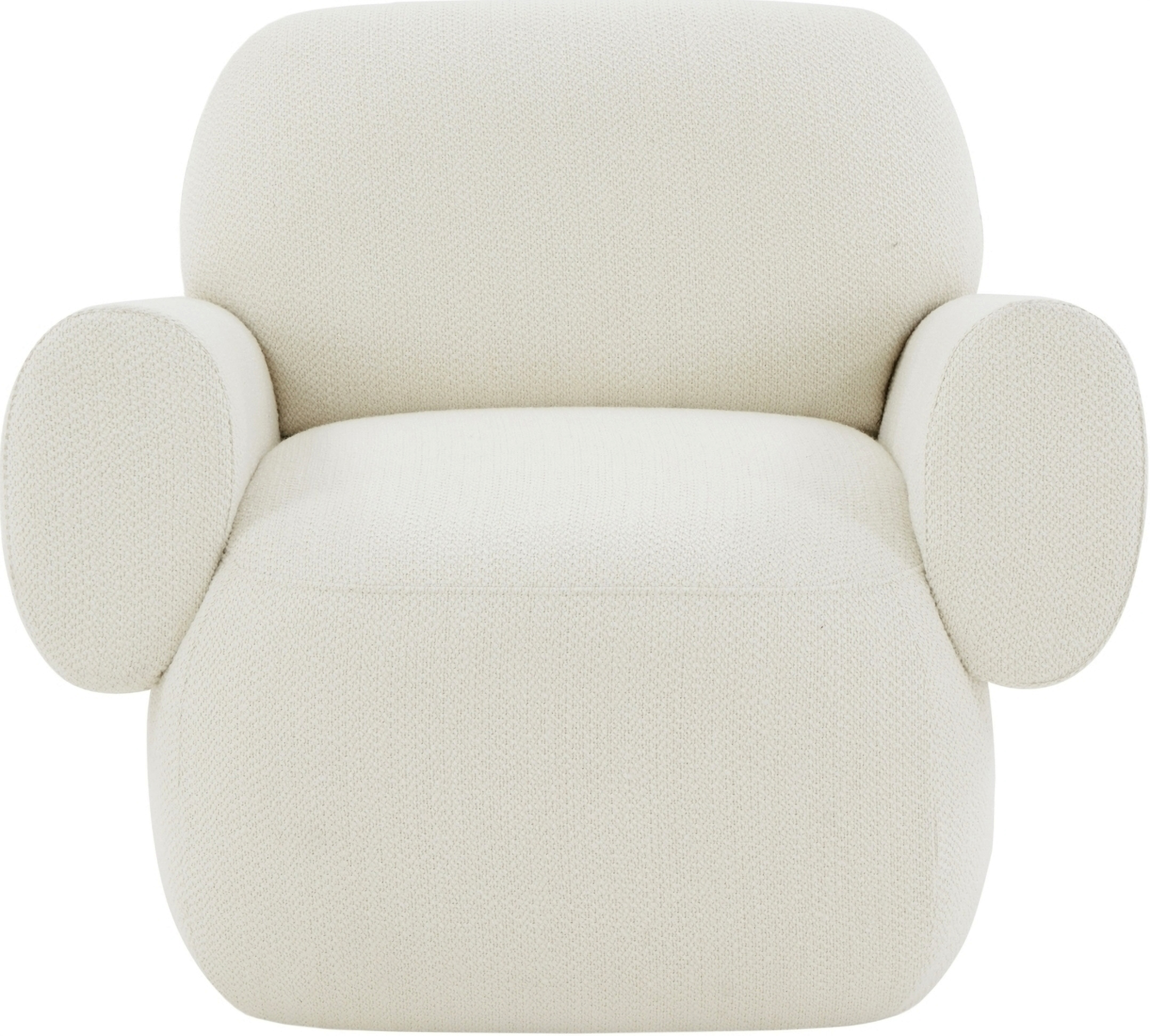 Pryce Upholstered Accent Chair In Ivory by Safavieh Couture | 1StopBedrooms