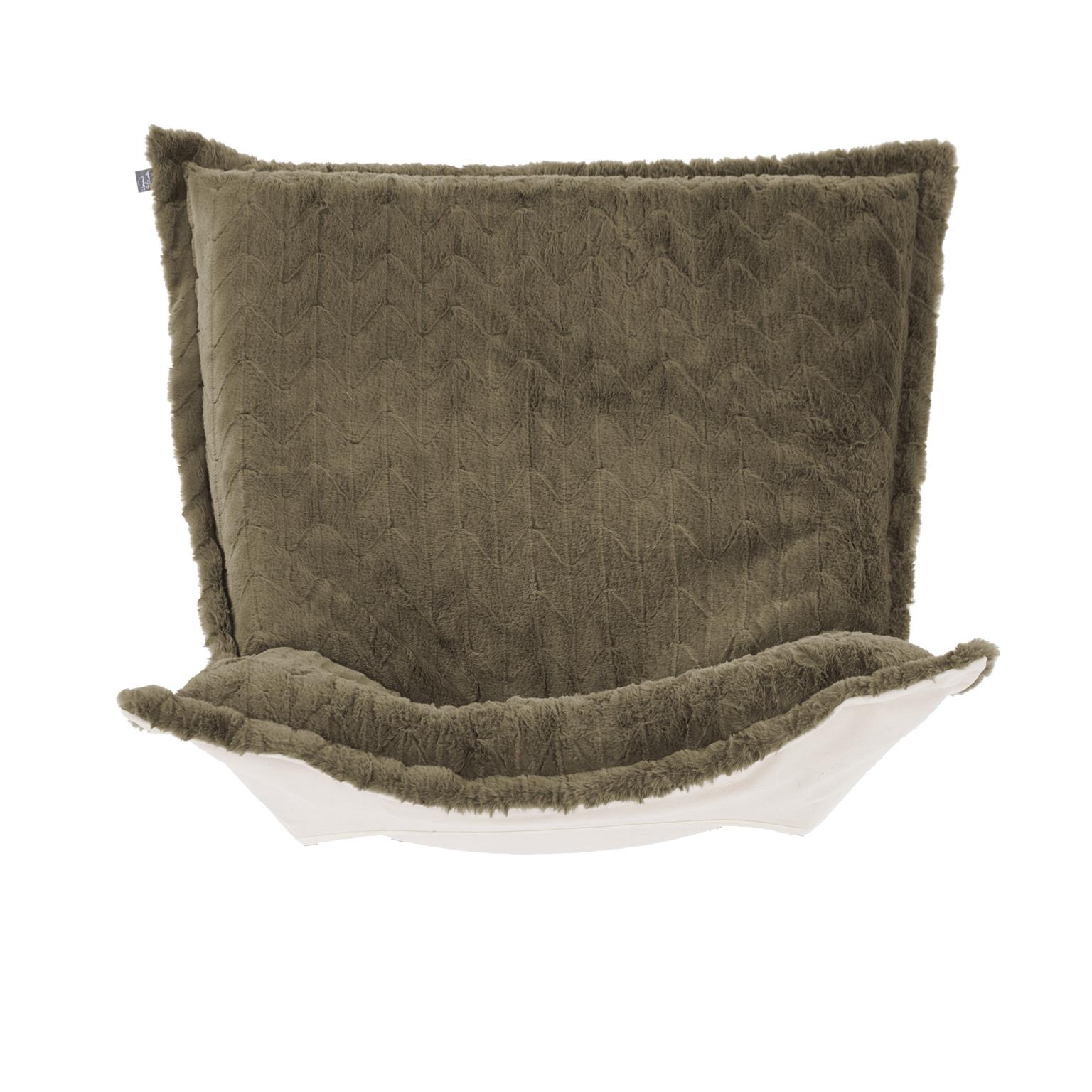Puff Chair Cushion Angora (Cushion and Cover Only) In Moss by Howard ...