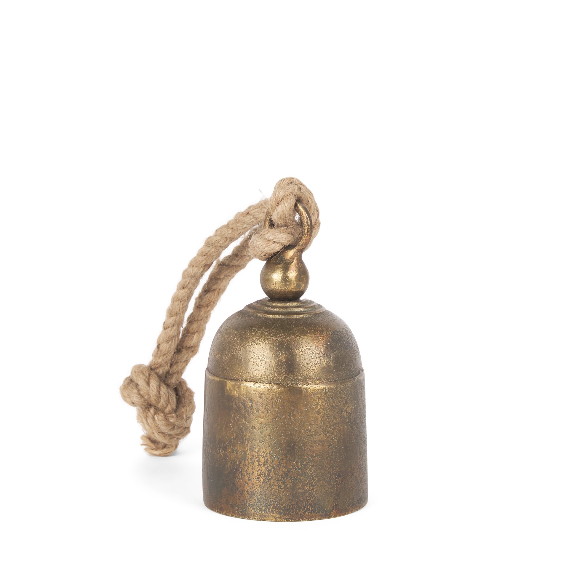 Quincy Metal Small Decorative Bell Object In Gold by Mercana ...