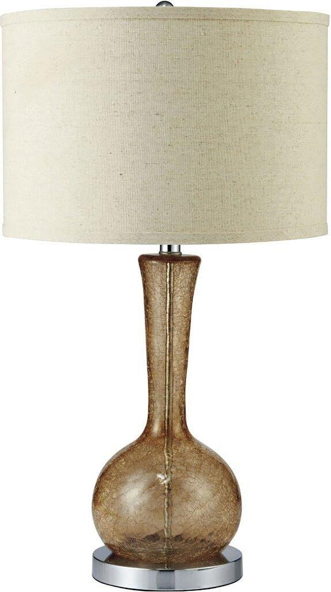 Rachel 15 Inch Height Glass Table Lamp In Amber by Furniture of America ...