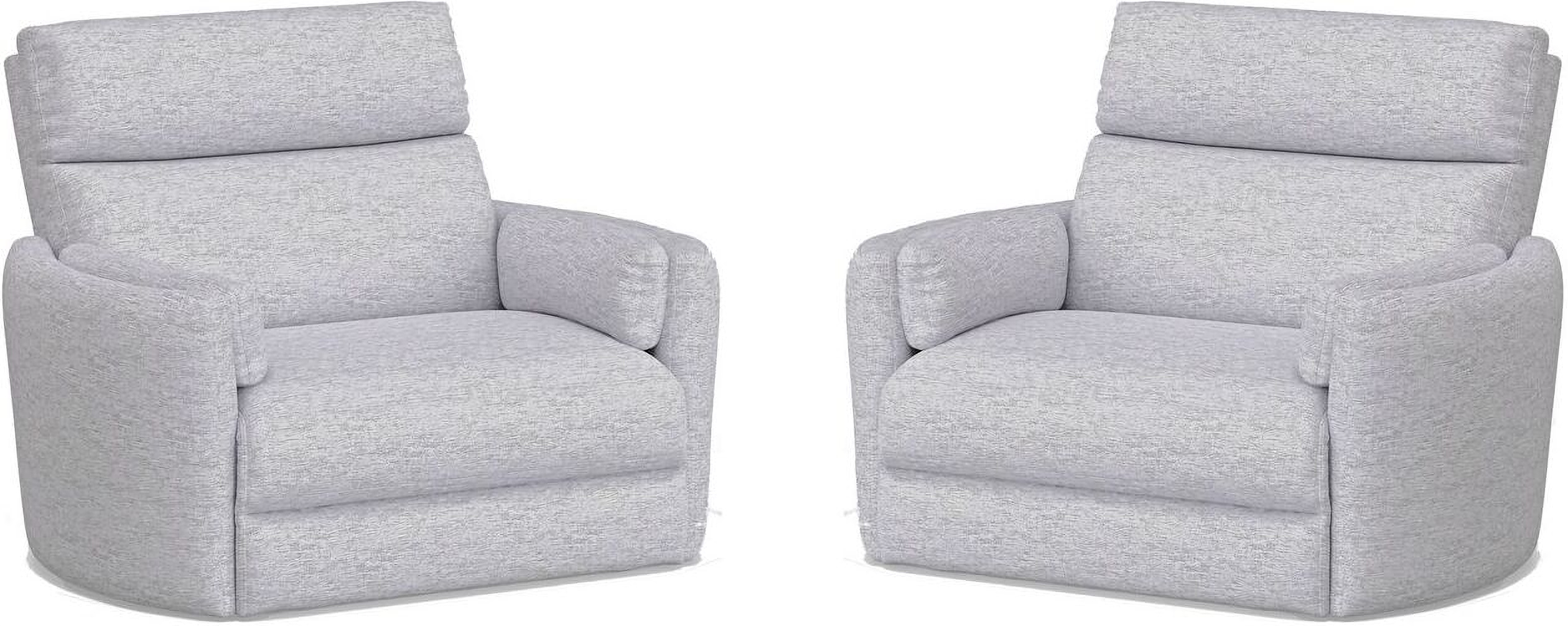Radius Xl Extra Wide Power Glider Recliner Set of 2 In Mineral by ...