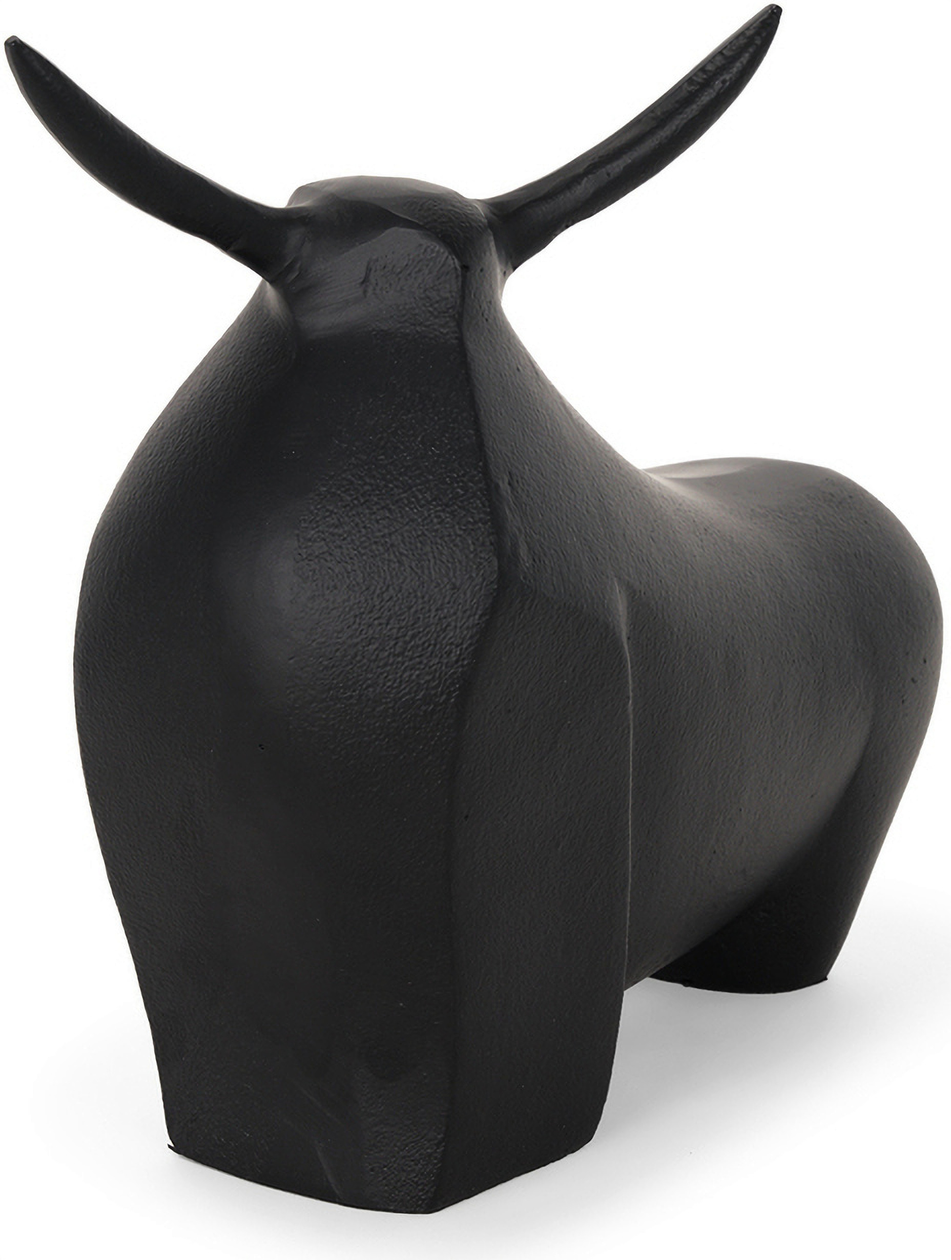 Radu Metal Bull Large Decorative Object In Matte Black by Mercana ...