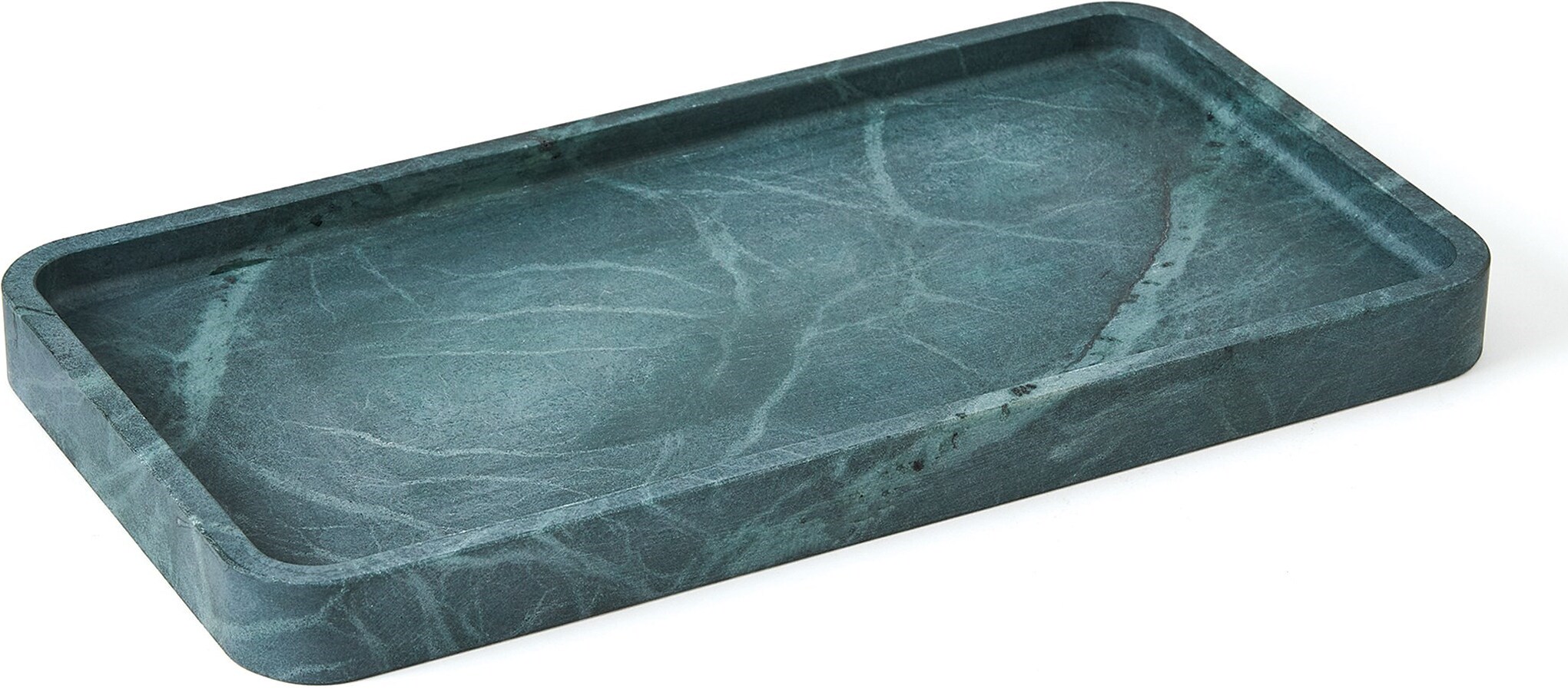 Raggio Alabaster Tray In Black And Green by Global Views | 1StopBedrooms