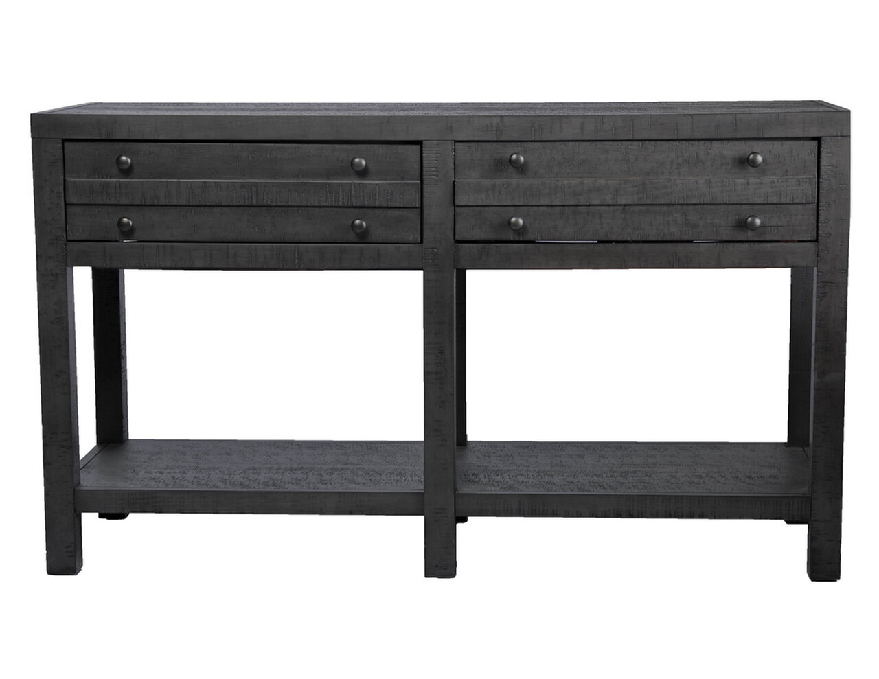 Ram Console Table with Storage Drawers In Rustic Gray by Best Quality ...