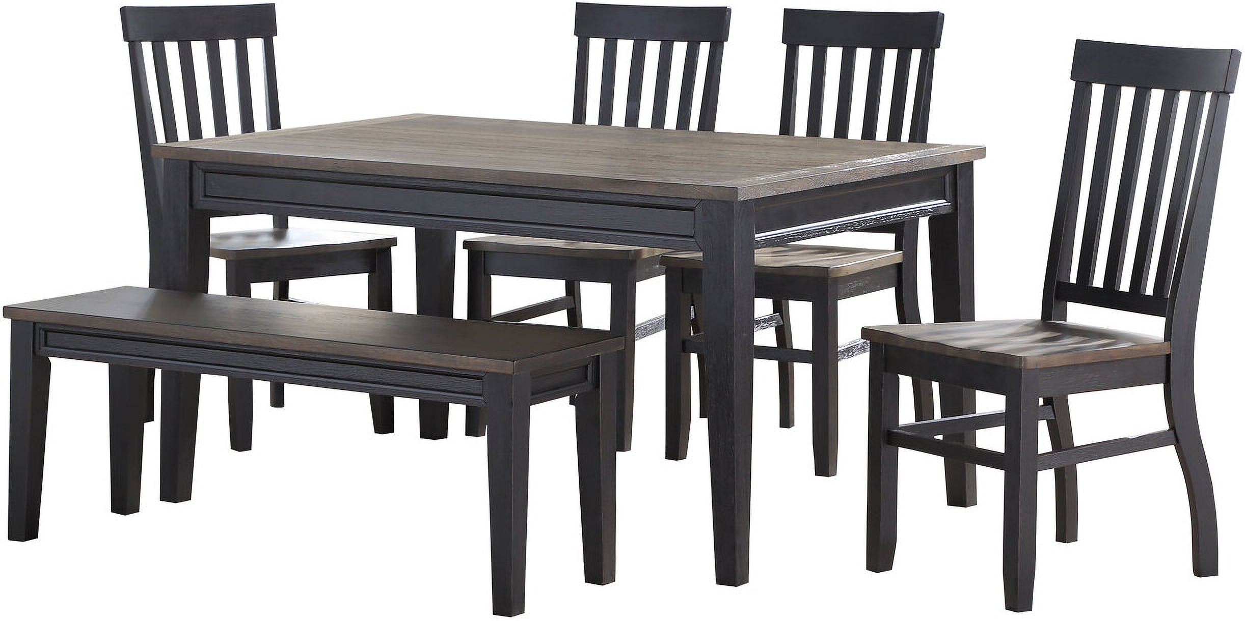 Raven Noir 6 Piece Dining Set by Steve Silver | 1StopBedrooms Raven Noir 6 Piece Dining Set by Steve Silver | 1StopBedrooms
