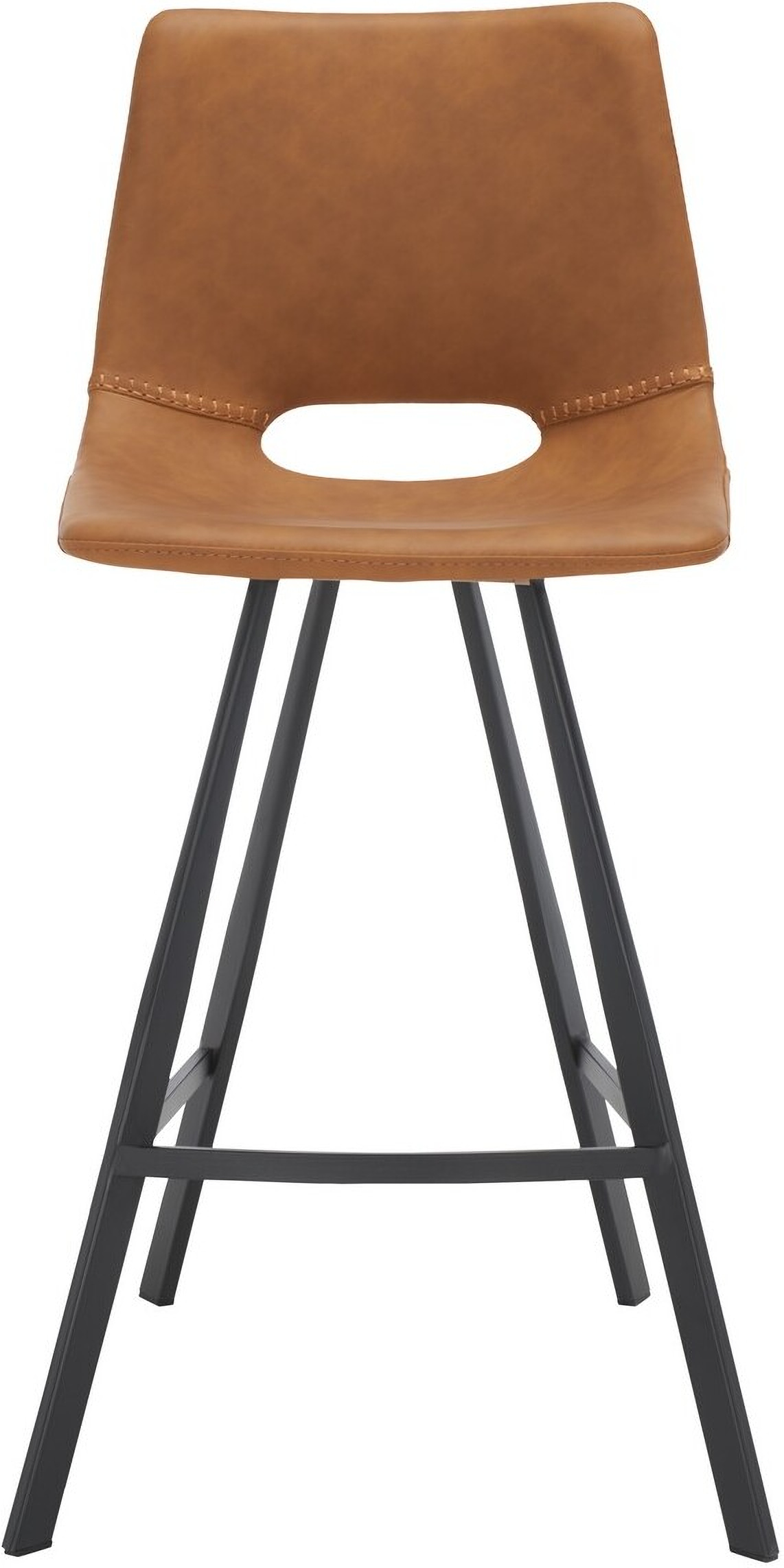 Raylee Counter Stool in Cognac by Safavieh | 1StopBedrooms