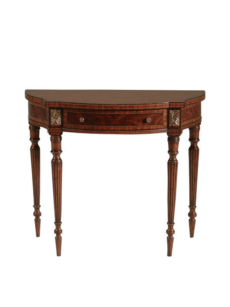 Reed Console Table In Mahogany by Maitland-Smith | 1StopBedrooms