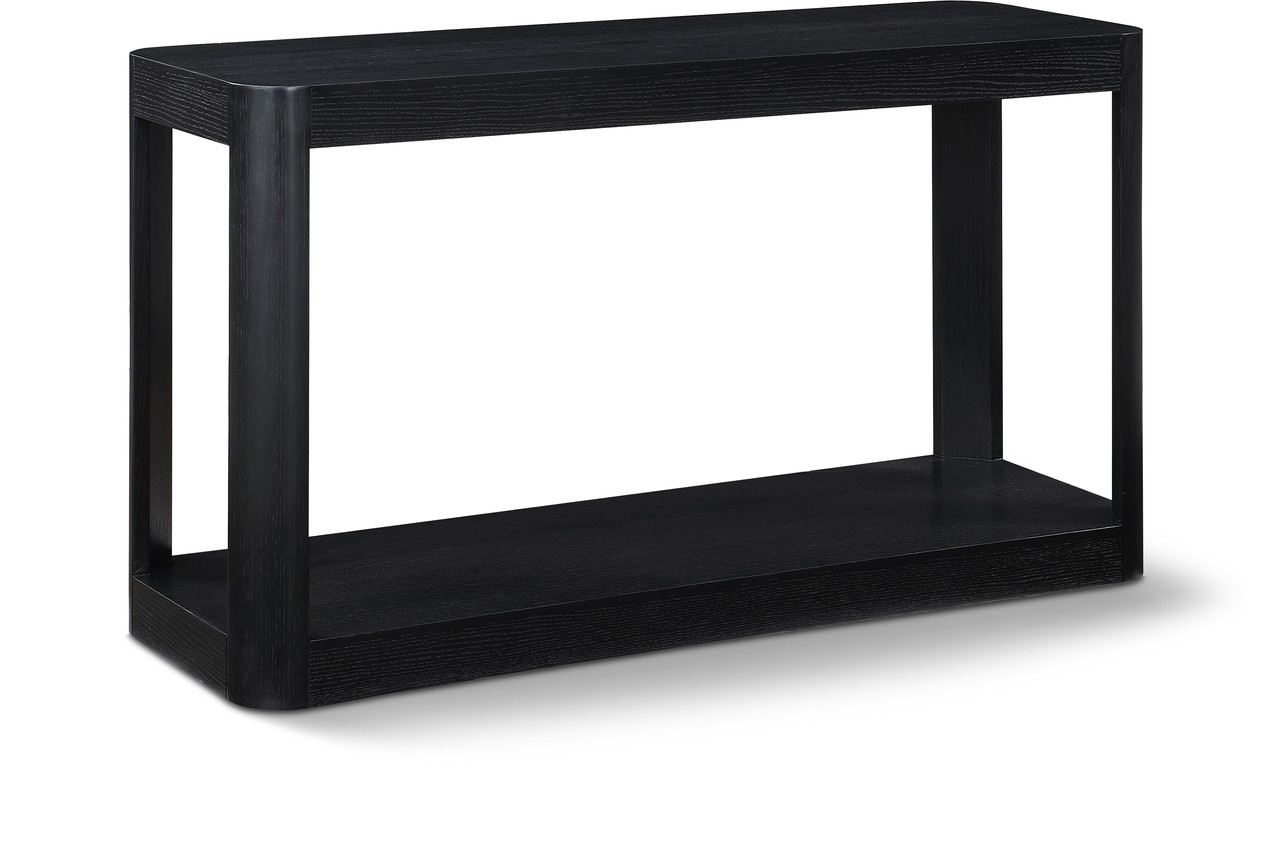 Reeves Console Table In Black by Meridian | 1StopBedrooms