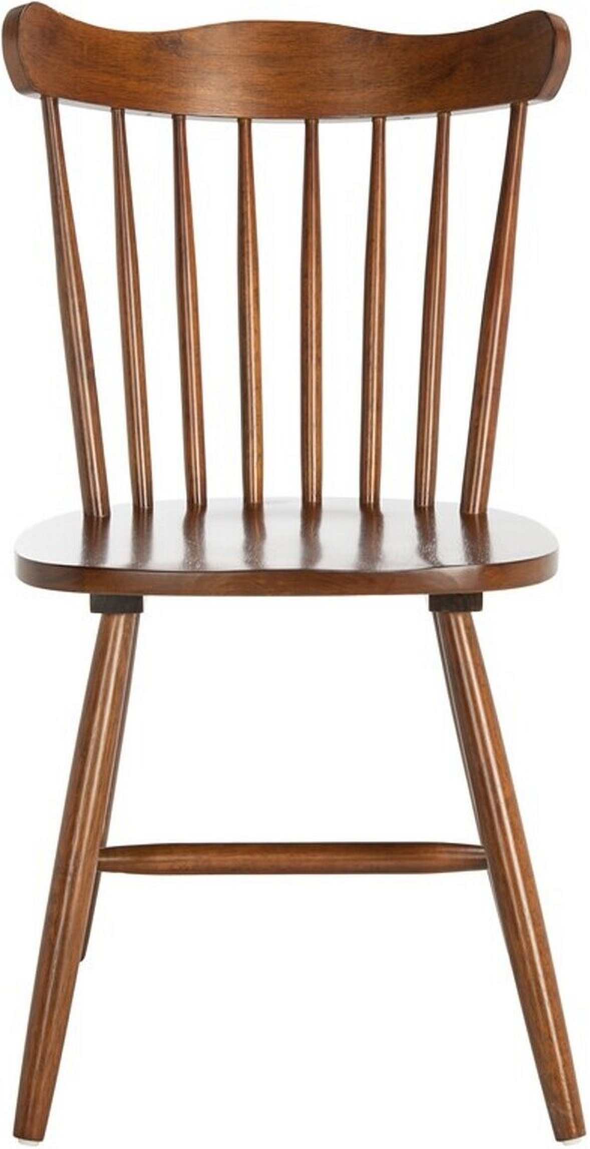 Reeves Dining Chair Set of 2 in Walnut by Safavieh | 1StopBedrooms