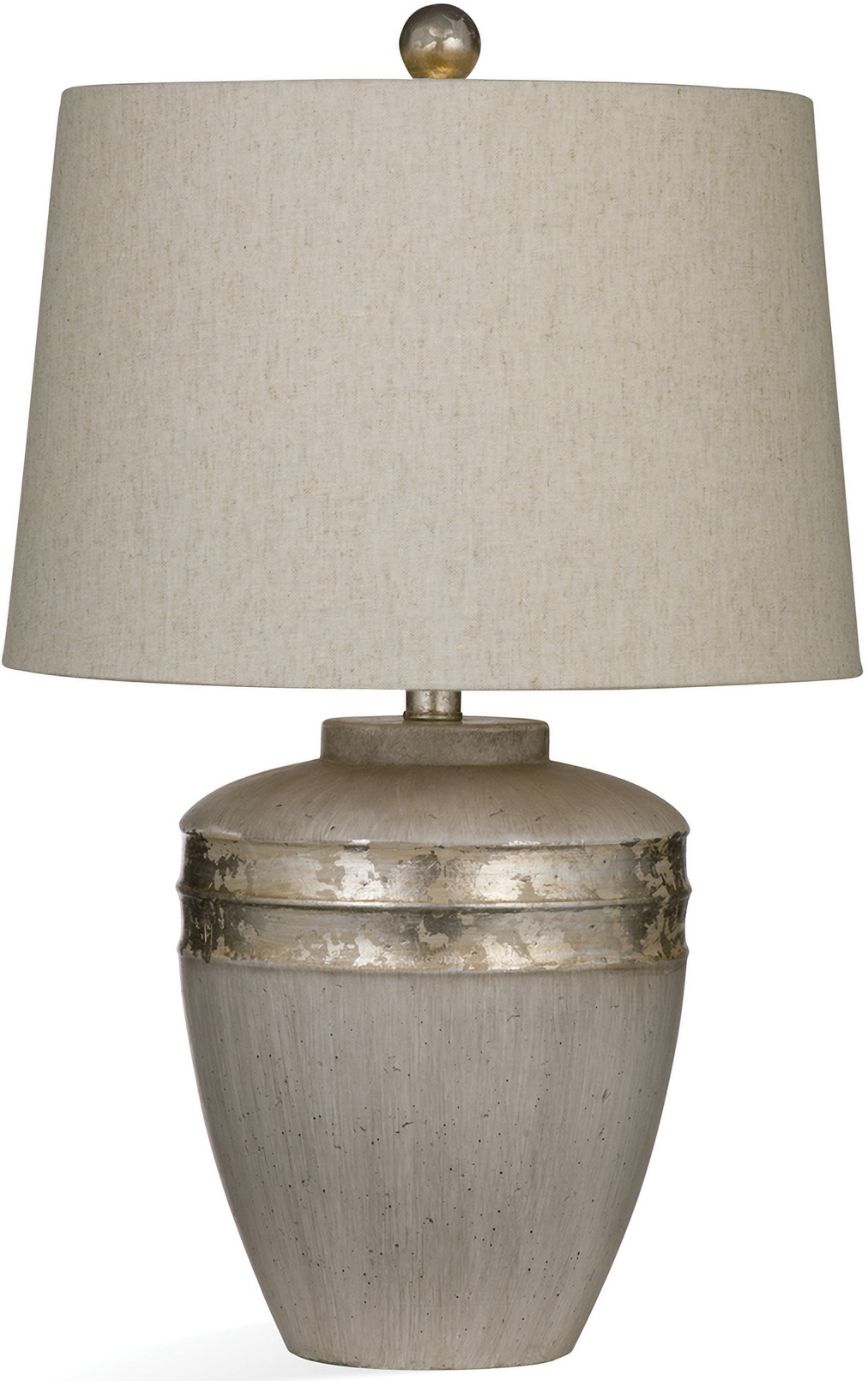 Reflections Table Lamp In Beige and Antique Silver by Bassett Mirror ...