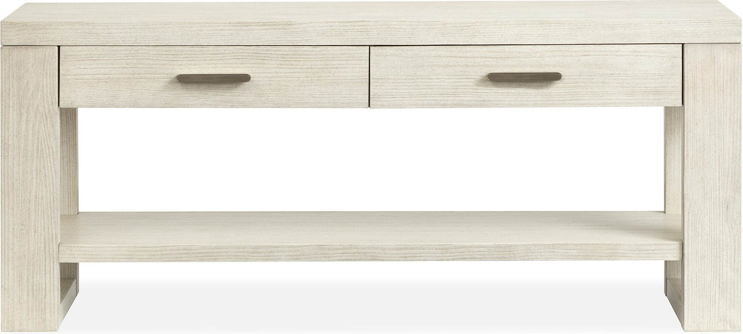 Refton Rectangular Sofa Table In Balboa Mist by Magnussen | 1StopBedrooms