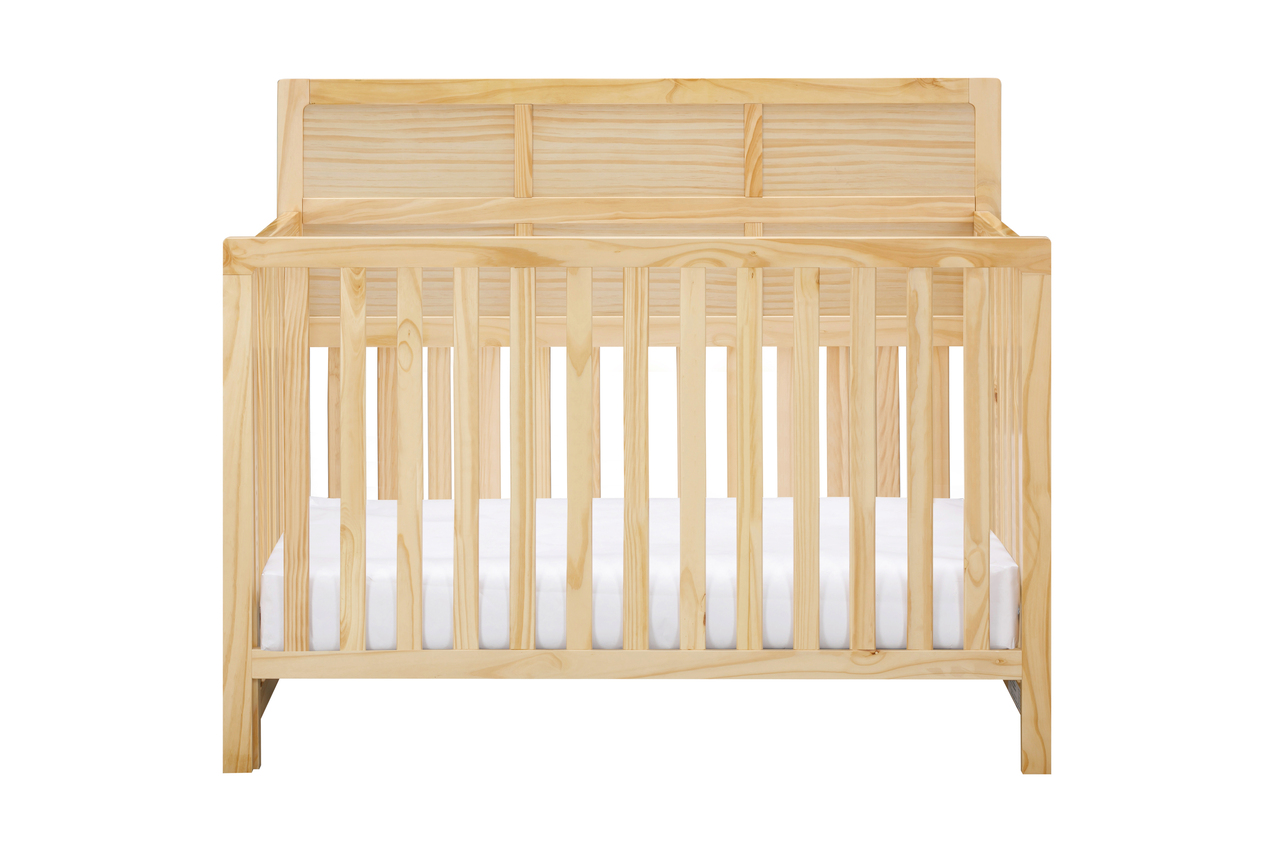 Reign 4 In 1 Panel Crib In Pine Natural by Suite Baby | 1StopBedrooms