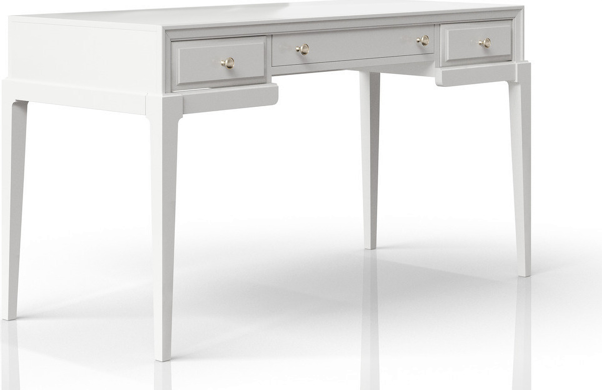Renascence Writing Desk with Power Plug by Bernell | 1StopBedrooms