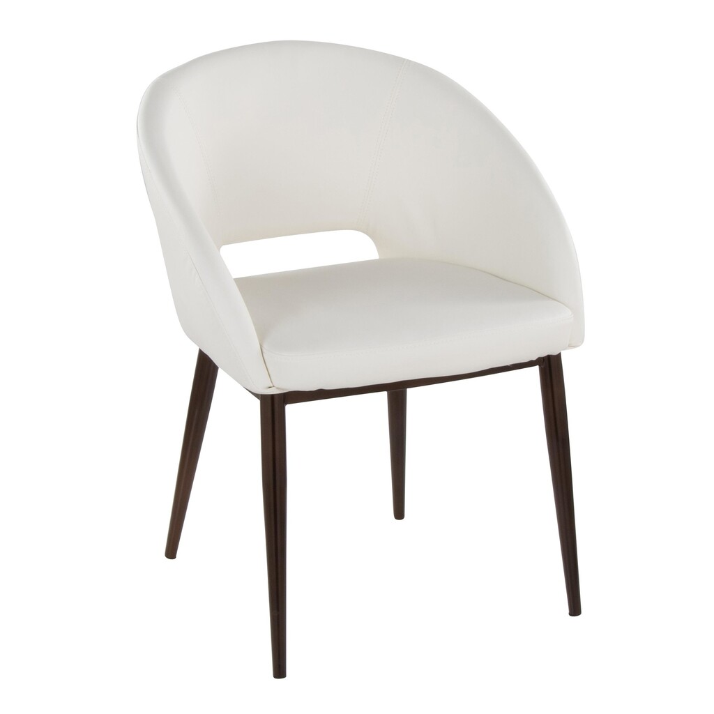 Renee Chair In White and Copper by Lumisource | 1StopBedrooms