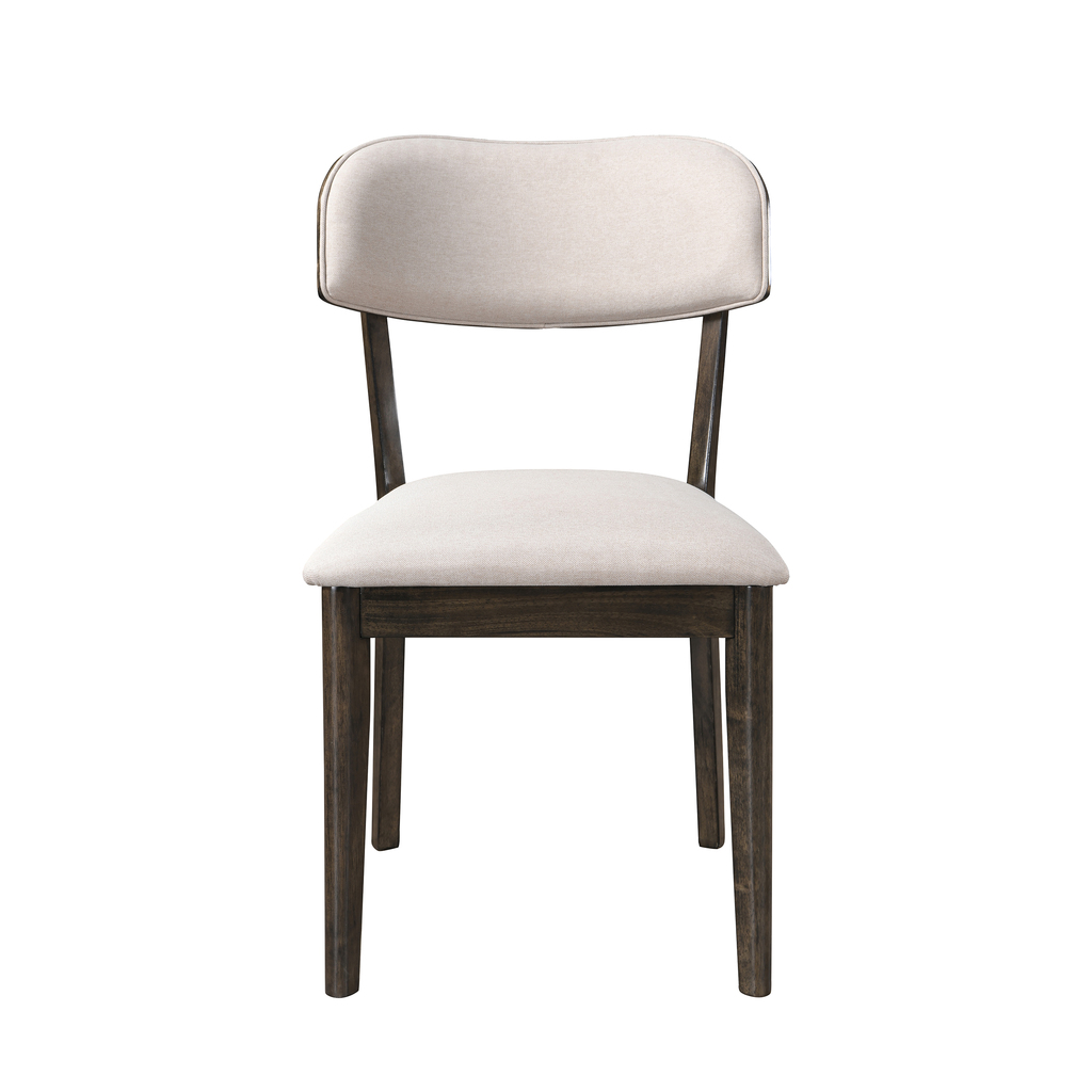 Rex Upholstered Dining Chairs Set of 2 In Brown by New Classic ...