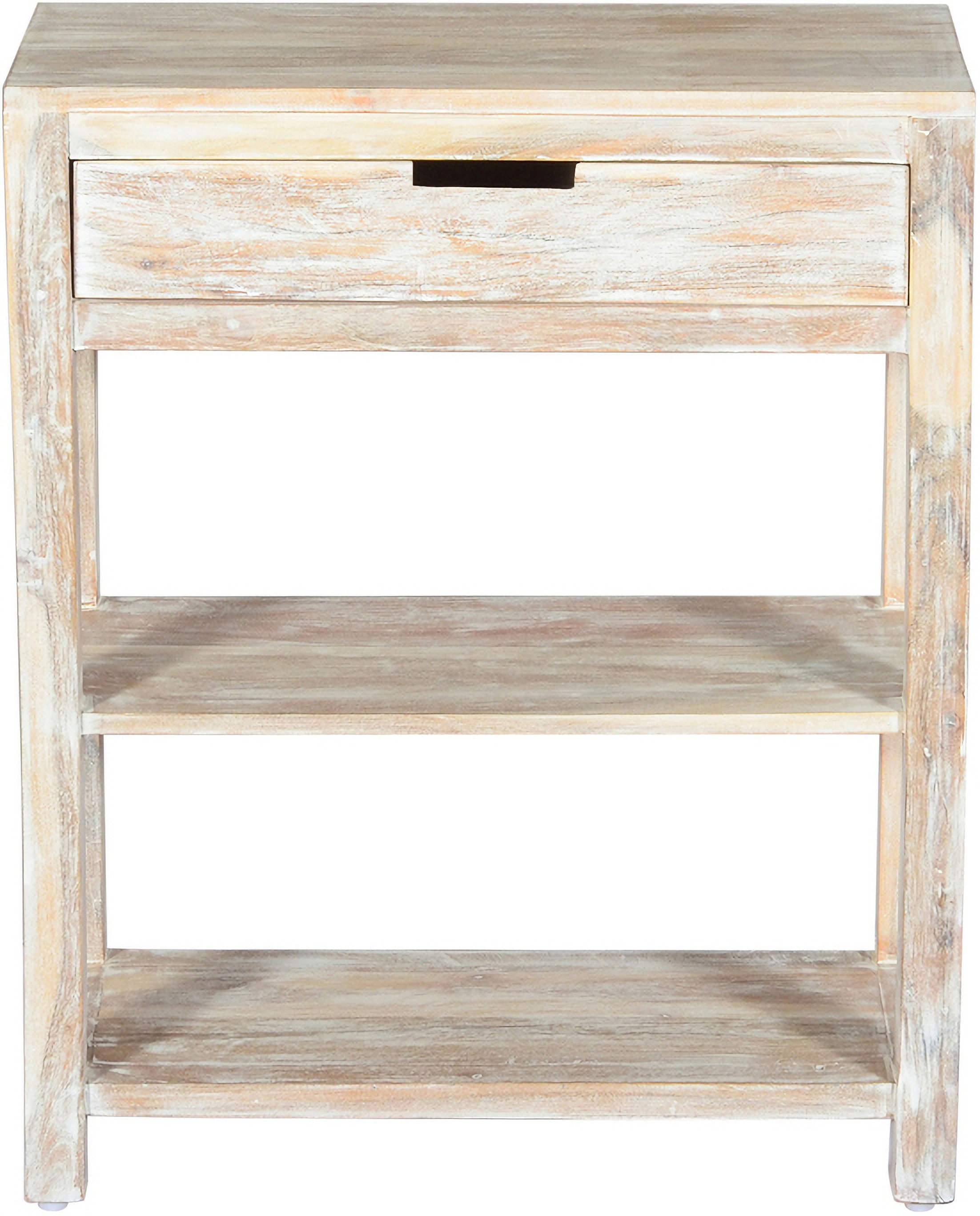 Reynolds 24 Inch Accent Table In White Wash by Jofran | 1StopBedrooms