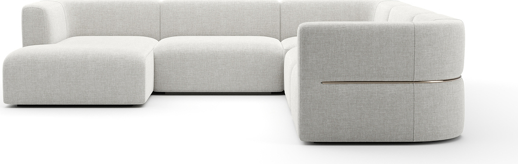 Rhythm Left Chaise L Sectional In Ivory by Caracole | 1StopBedrooms