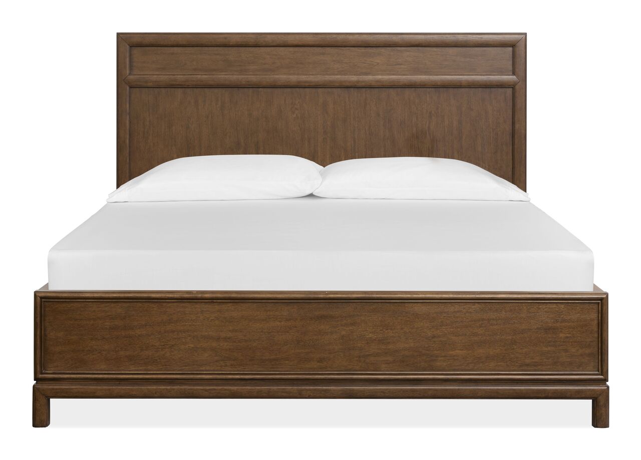 Ridgefield Queen Panel Bed In Russet by Magnussen | 1StopBedrooms