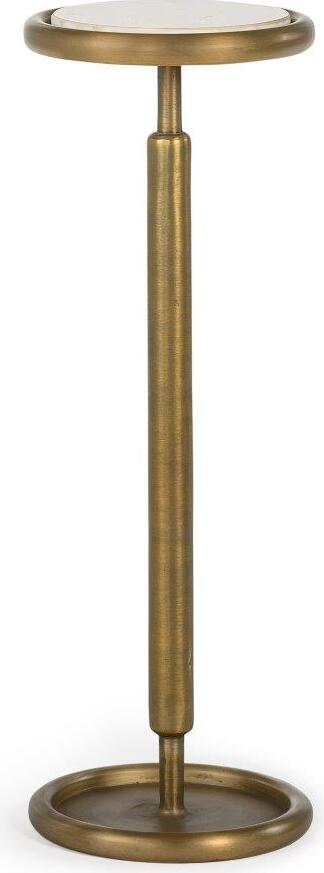 Ringo Drink Table In Brass by Union Home Furniture | 1StopBedrooms