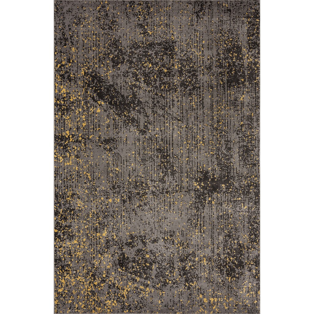 Rivette Berno Impulse Speckled Abstract Embers Area Rug In Gray by ...