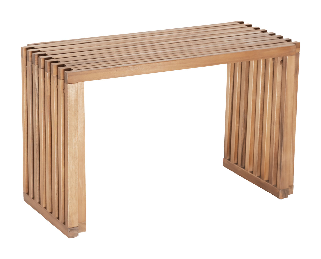 Riviera Extendable Bench Set of 2 In Natural by Zuo Modern | 1StopBedrooms