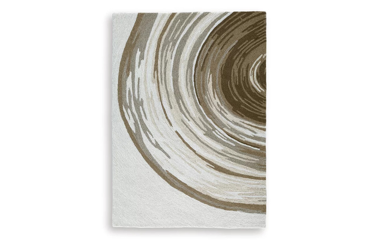 Rizwana 5' x 7' Area Rug In Ivory/Brown/Gray by Ashley Furniture ...