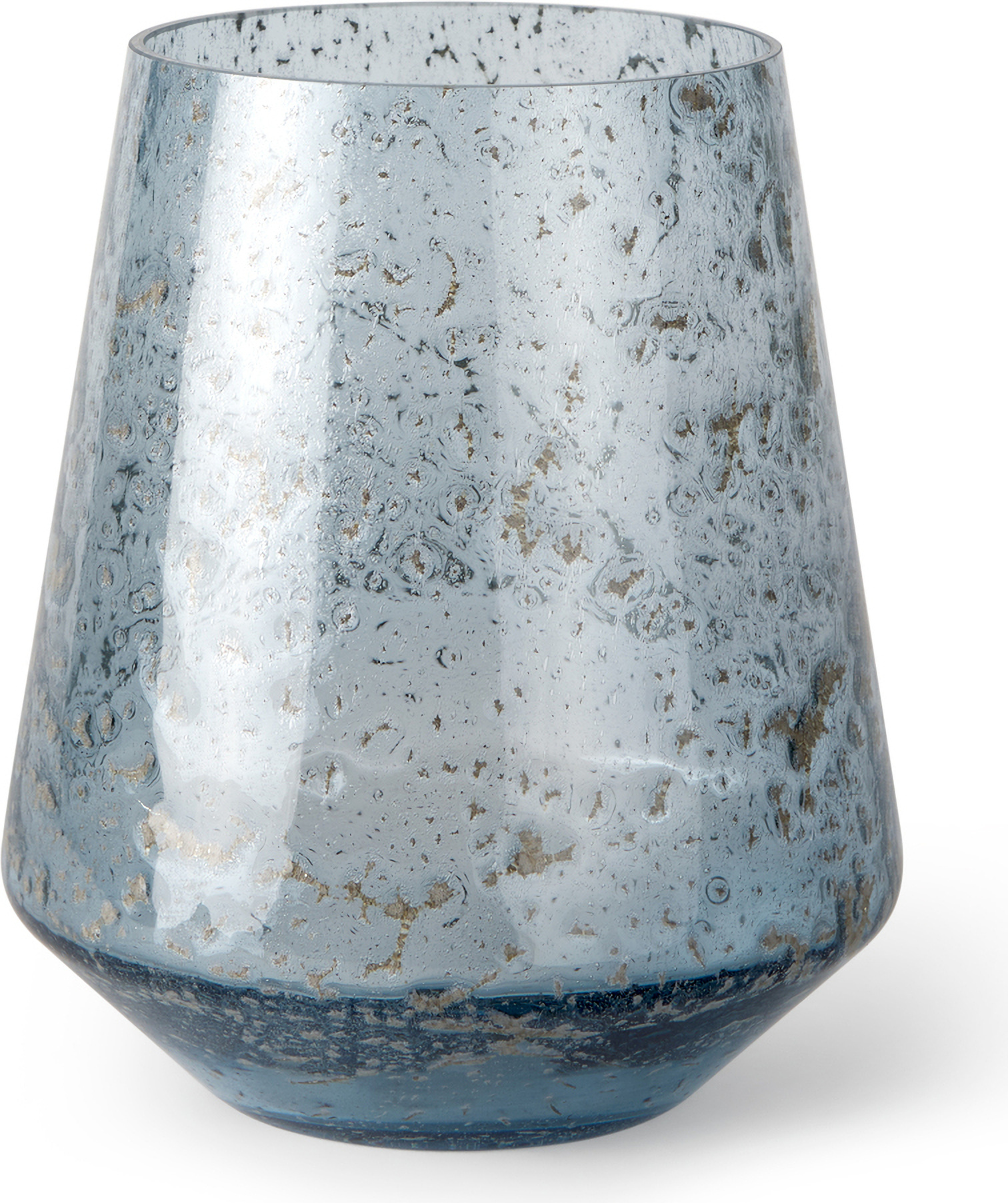 Robyn Glass Tall Vase In Blue by Mercana | 1StopBedrooms