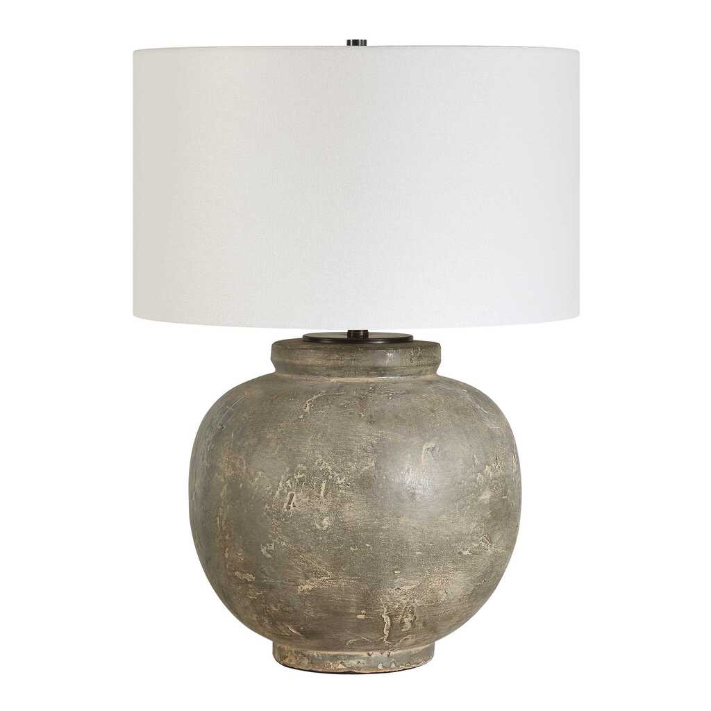 Rock Of Ages Table Lamp In Gray by Uttermost | 1StopBedrooms