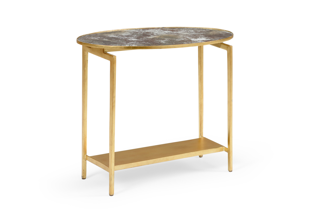 Rockefeller Table In Gold by Wildwood | 1StopBedrooms