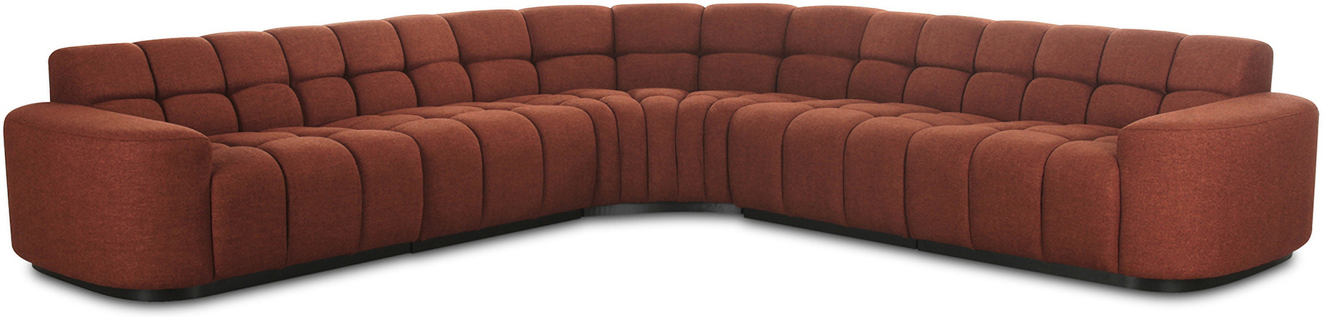 Roman L-Shaped Sectional In Rust by Moes Home | 1StopBedrooms