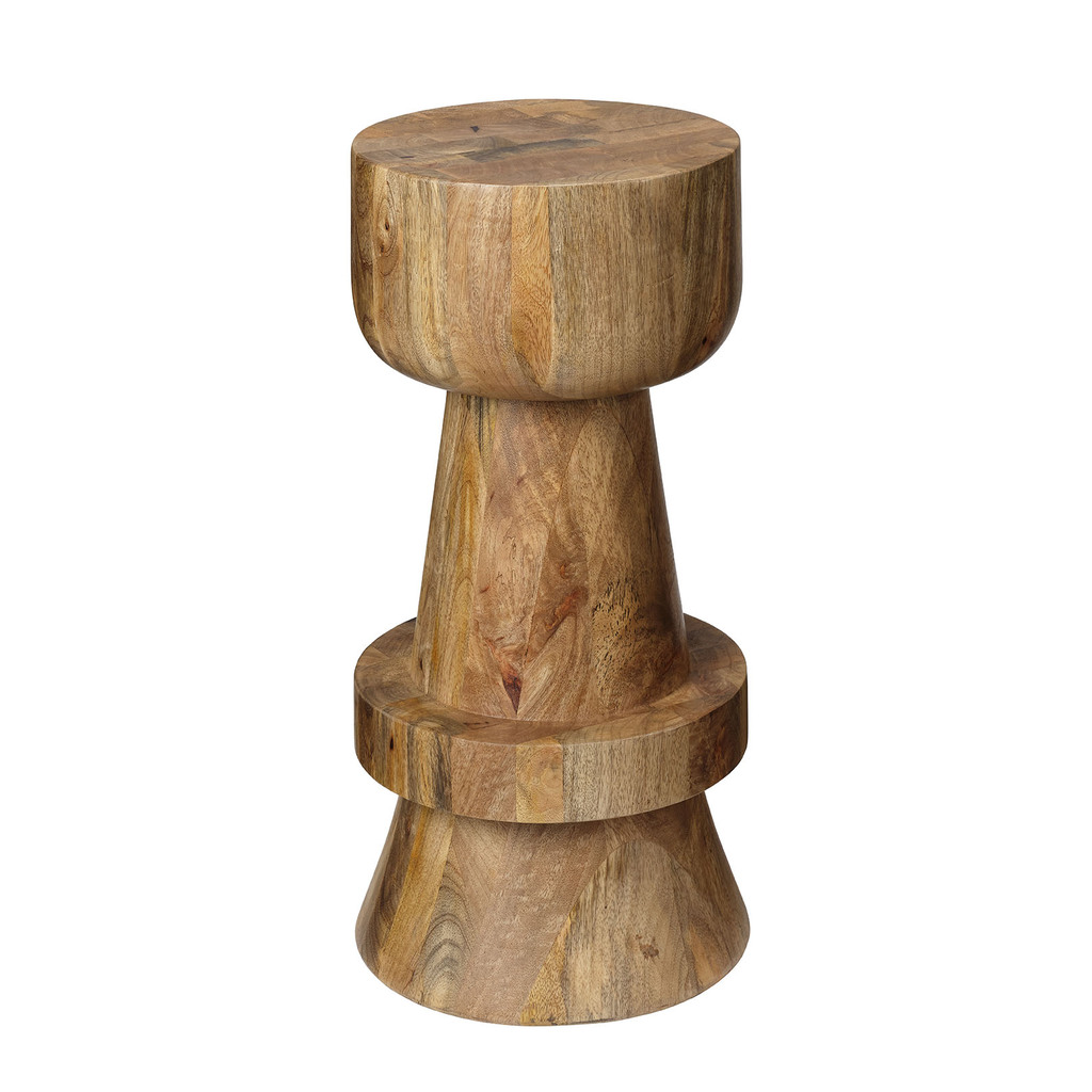 Rook Mango Wood Counter Stool In Natural by Jamie Young Company ...