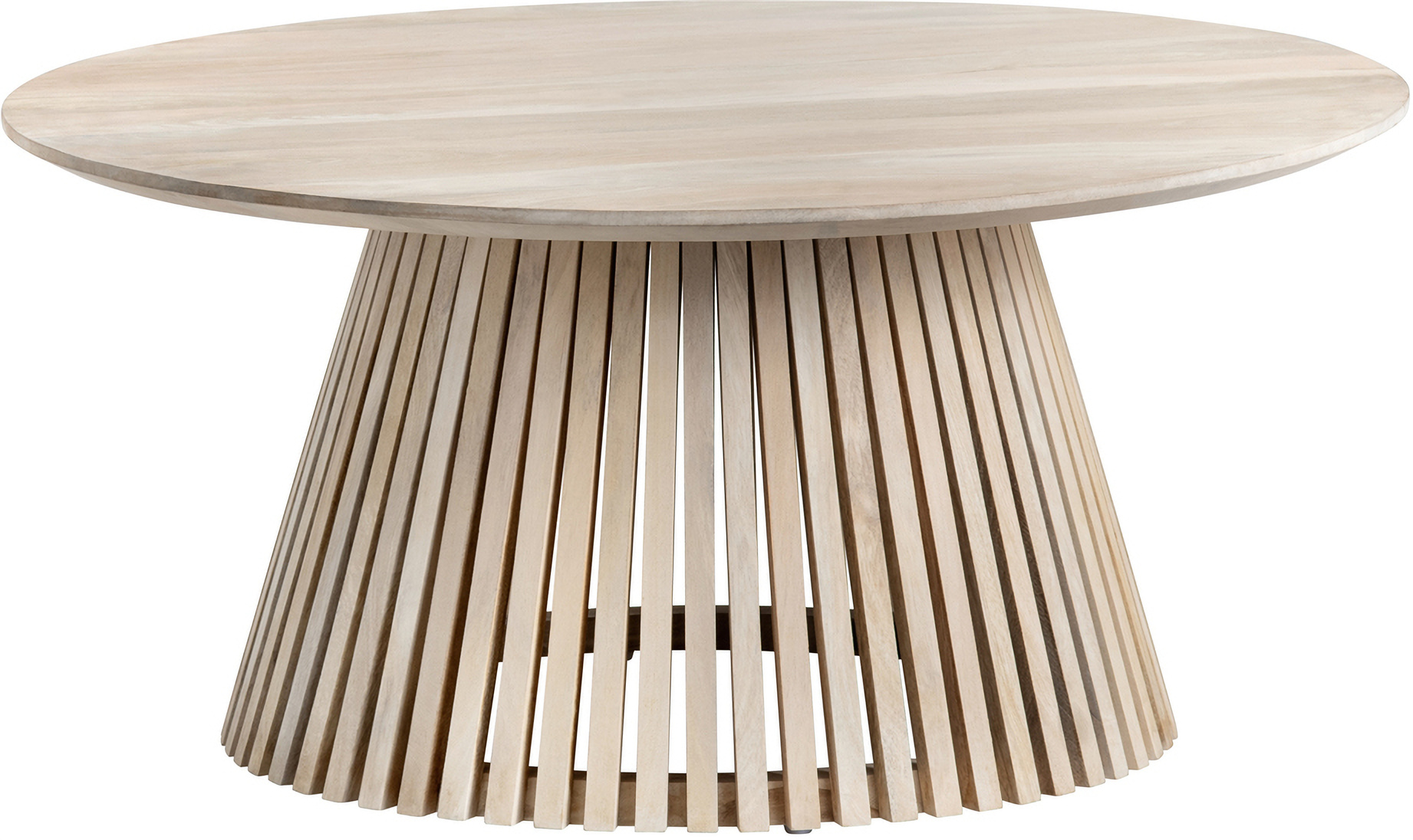 Round Cocktail/Coffee Table In Tan by Crestview Collection | 1StopBedrooms
