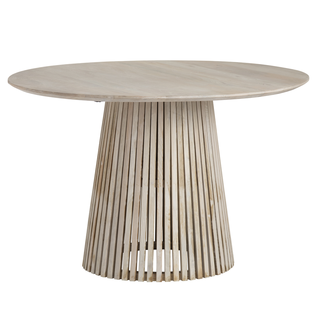 Round Dining Table In Tan by Crestview Collection | 1StopBedrooms