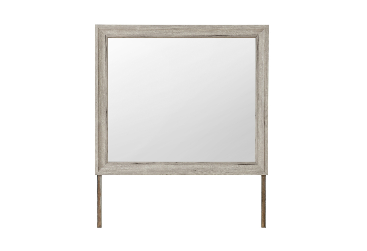 Rowan/Tatum Mirror In Natural by Global Furniture USA | 1StopBedrooms