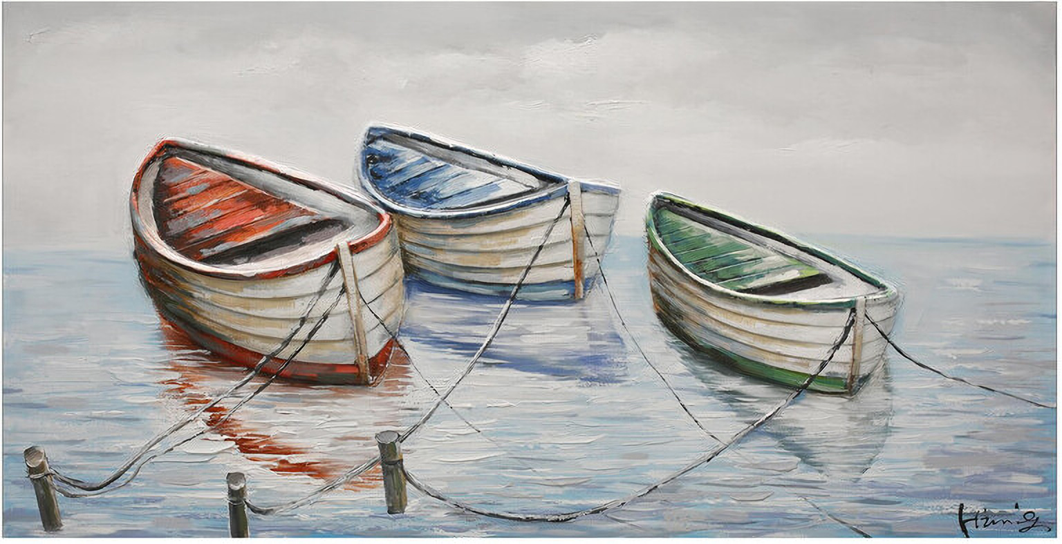 Rowboat Harmony II Wall Art In Multicolor by Yosemite Home Decor ...