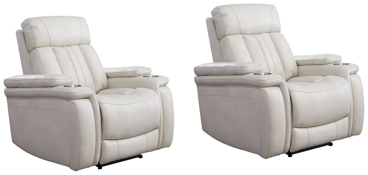 Royce Power Recliner Set of 2 In Fantom Ivory by Parker House ...