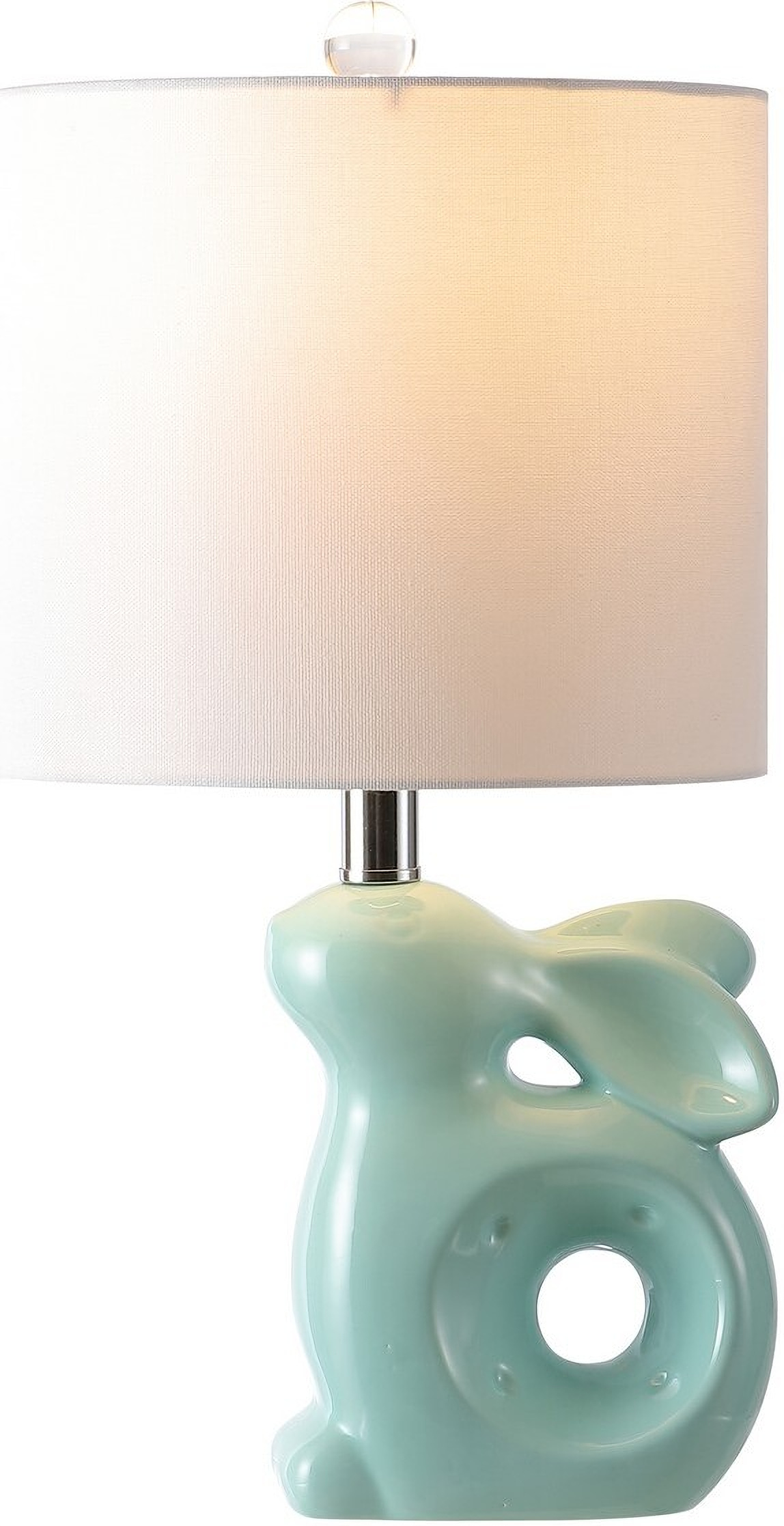 Ruby Rabbit Lamp in Seafoam by Safavieh | 1StopBedrooms