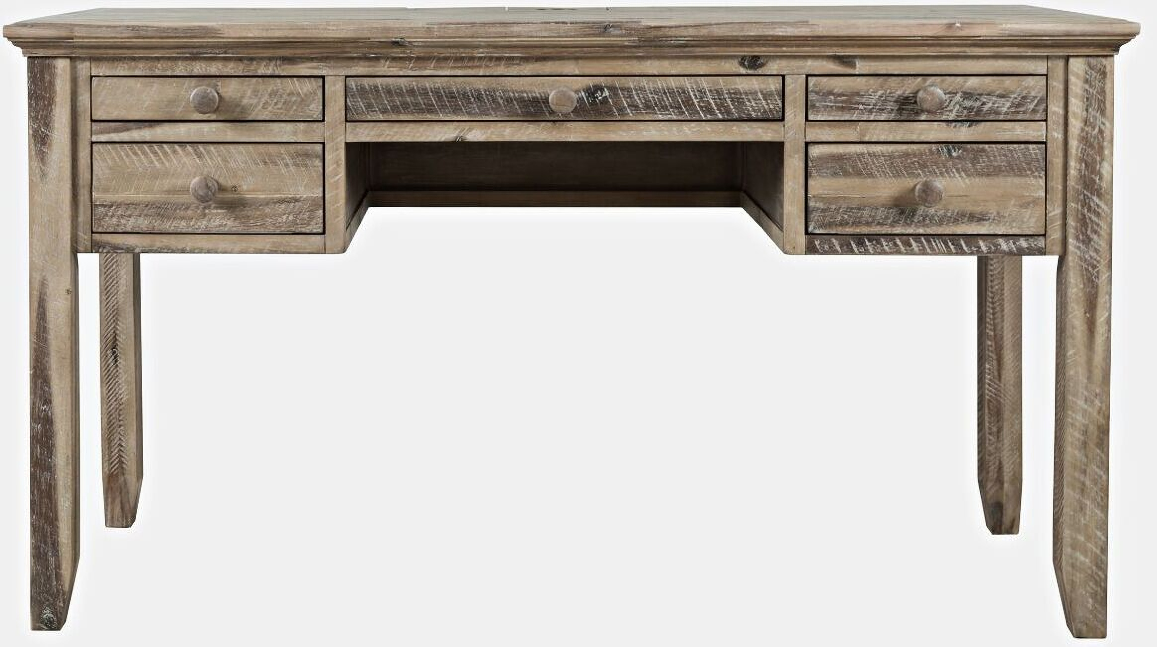 Rustic Shores USB Charging Desk In Grey Wash by Jofran | 1StopBedrooms