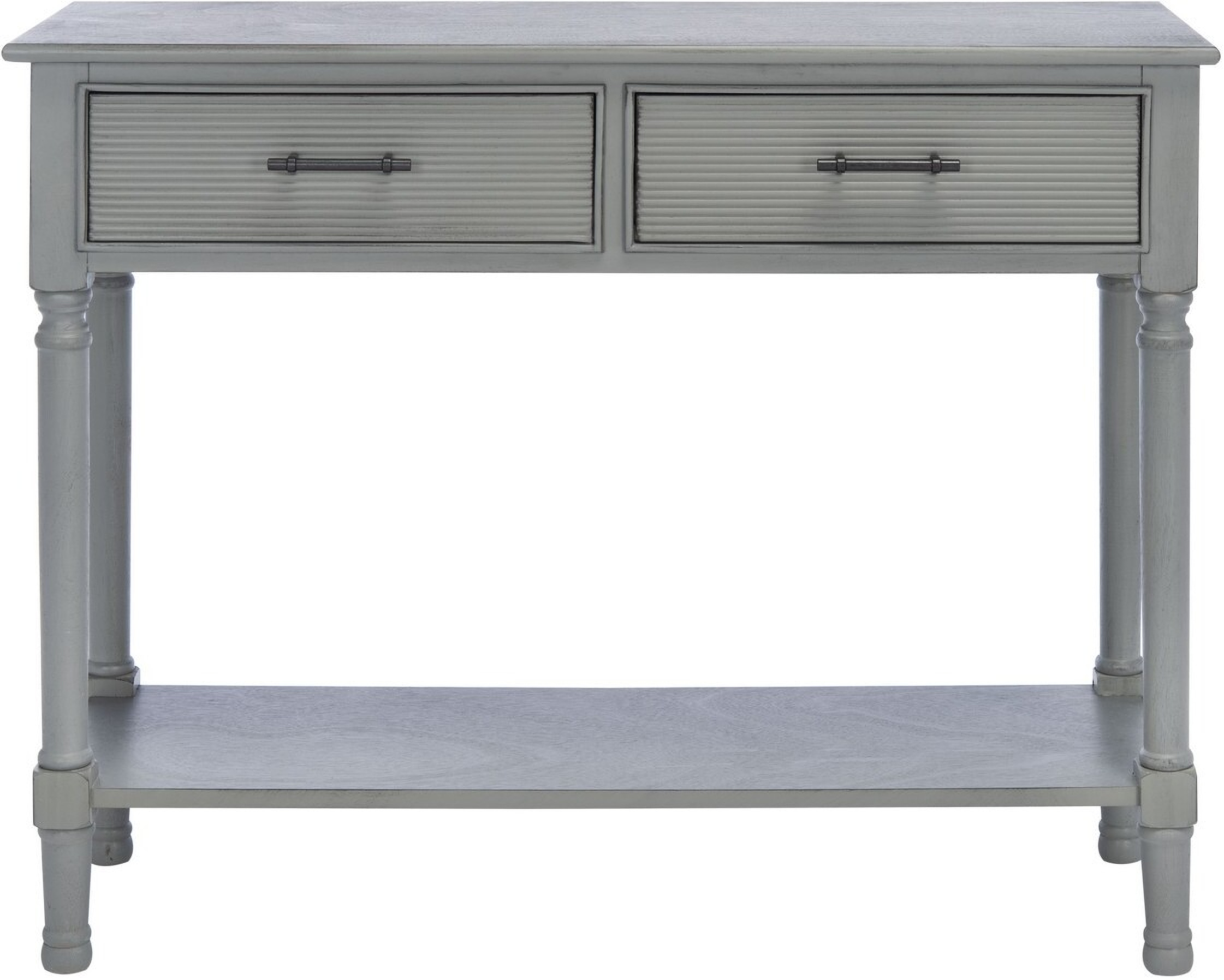 Ryder 2-Drawer Console Table in Distressed Grey by Safavieh | 1StopBedrooms