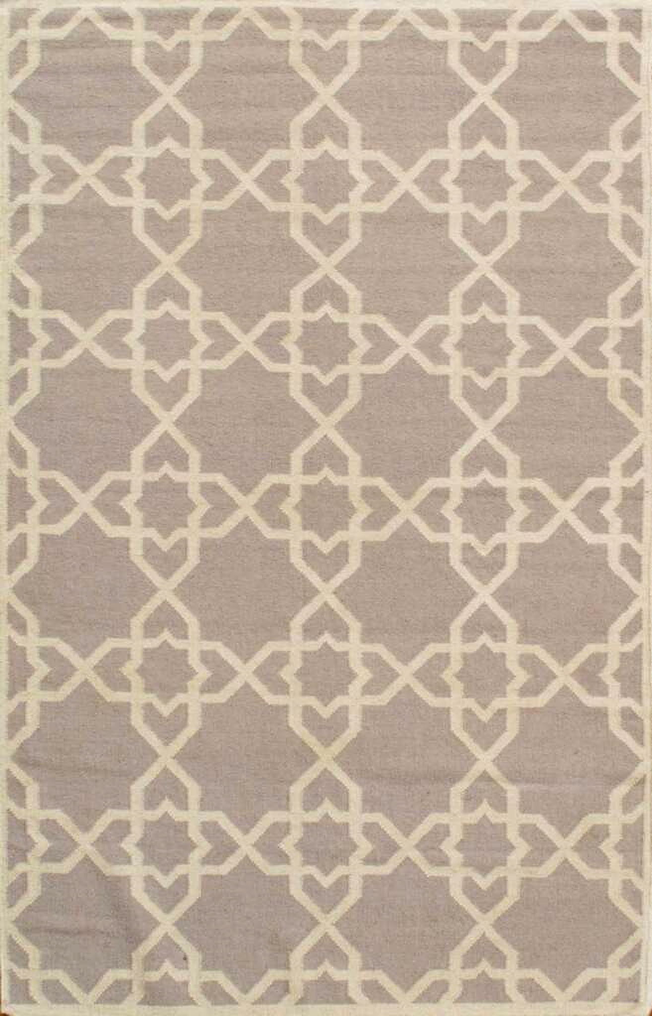 Sahara Collection Decorative Handmade Wool Flat Weave Area Rug - (4x6 ...