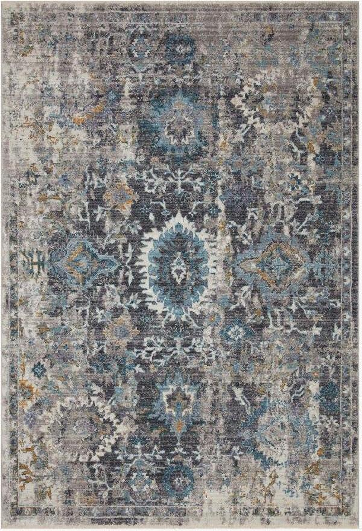 Samra Grey/Multi 2'7" x 10' Rug by Loloi Rugs | 1StopBedrooms