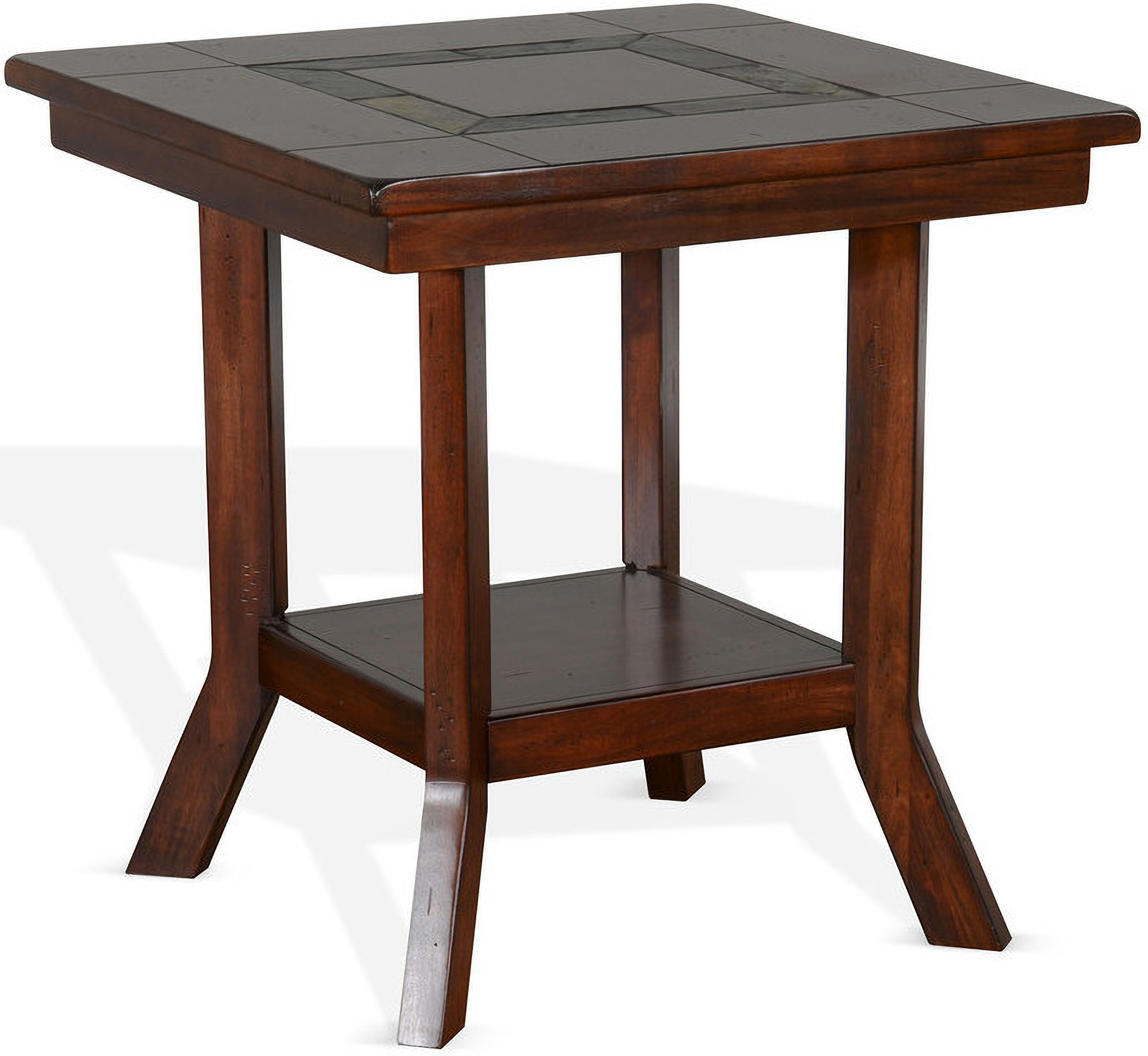 Santa Fe End Table In Dark Brown by Sunny Designs | 1StopBedrooms