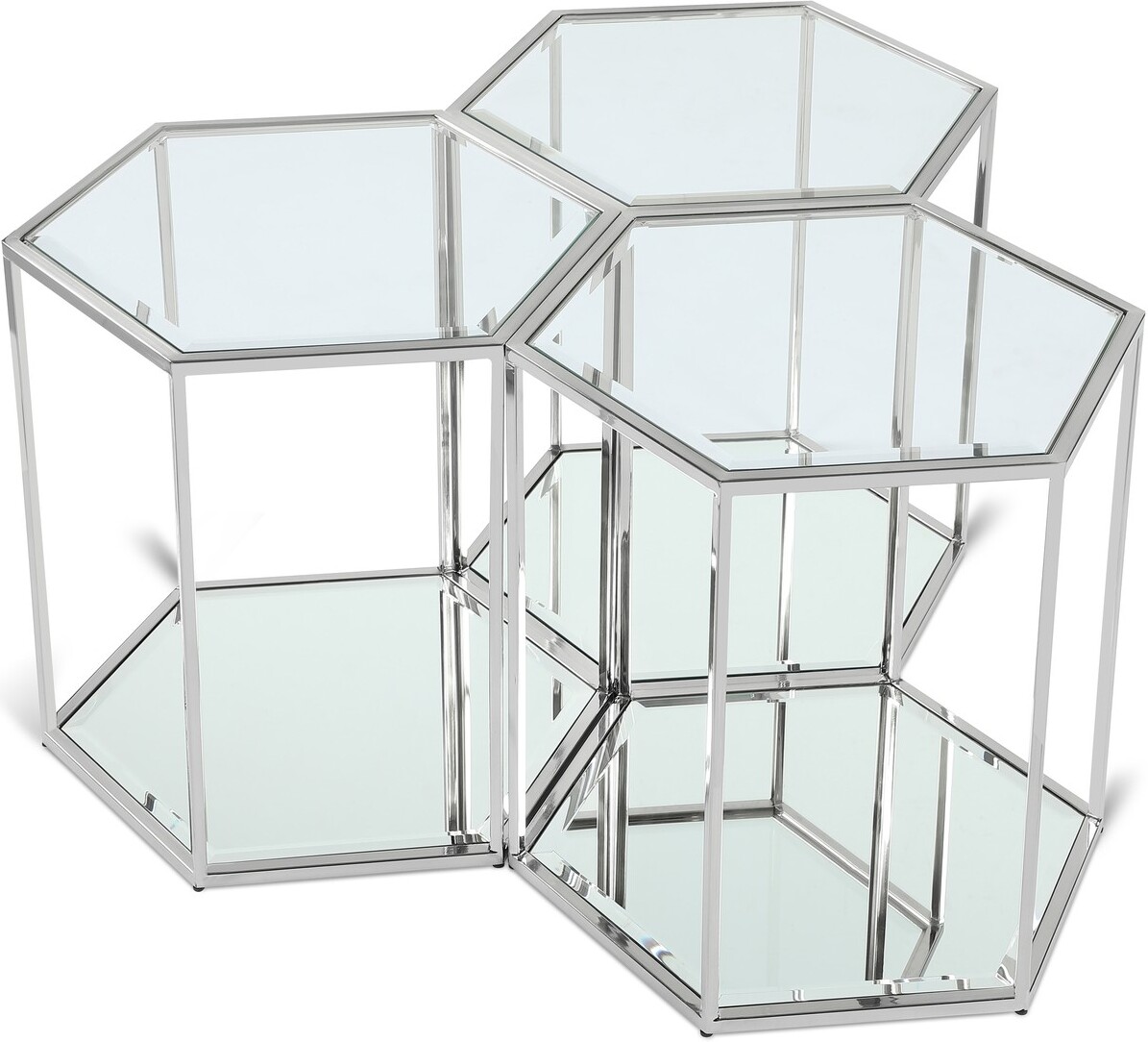 Sei End Table In Chrome by Meridian | 1StopBedrooms