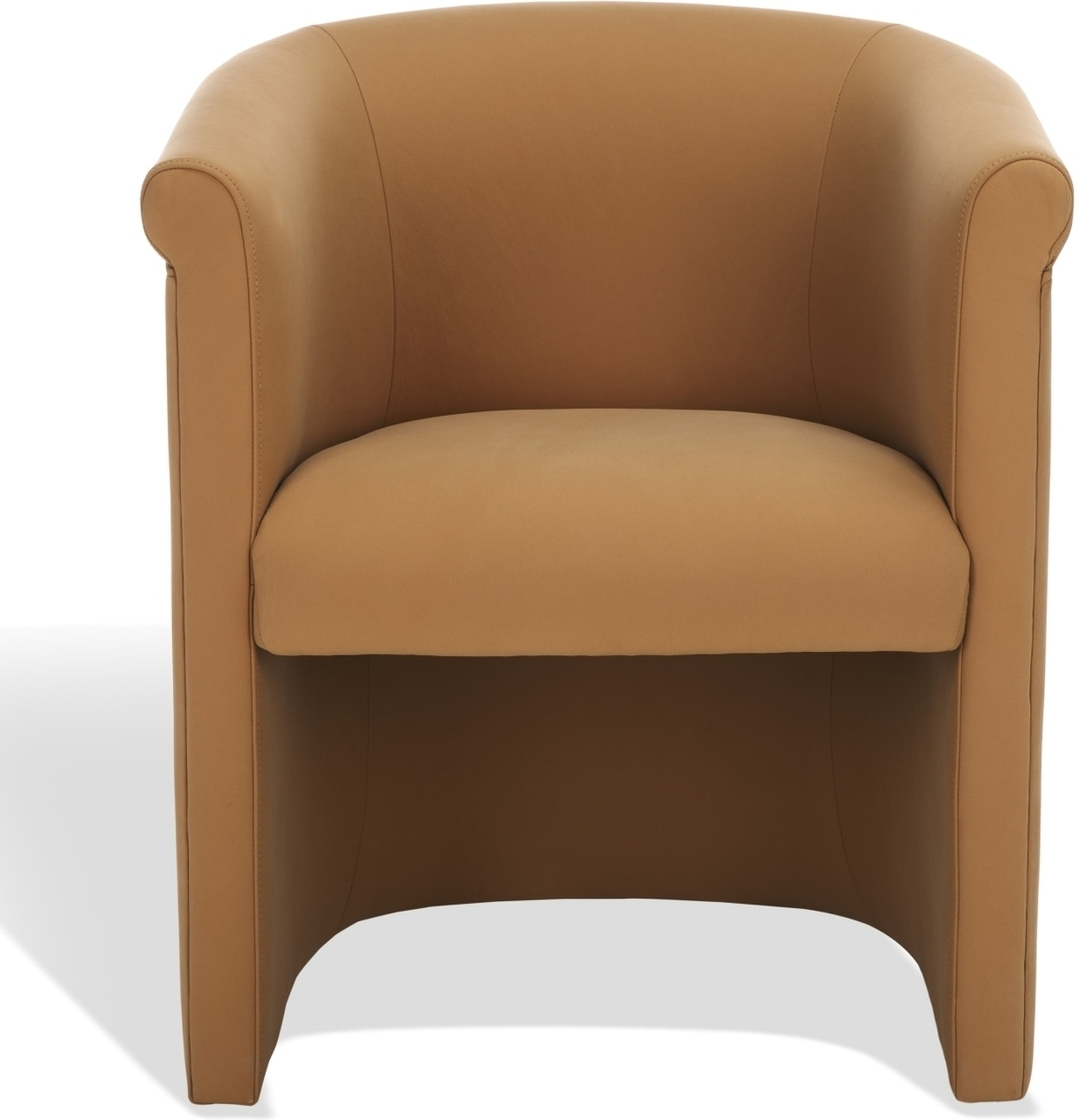 Selina Barrel Back Dining Chair In Brown by Safavieh Couture ...