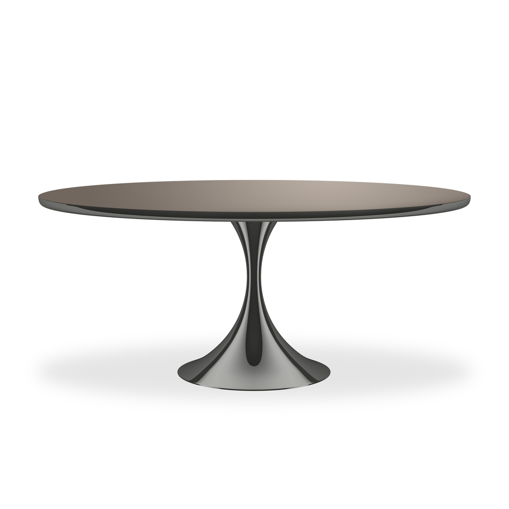 Semper 72 Inch Oval Dining Table In Bronze by Caracole | 1StopBedrooms