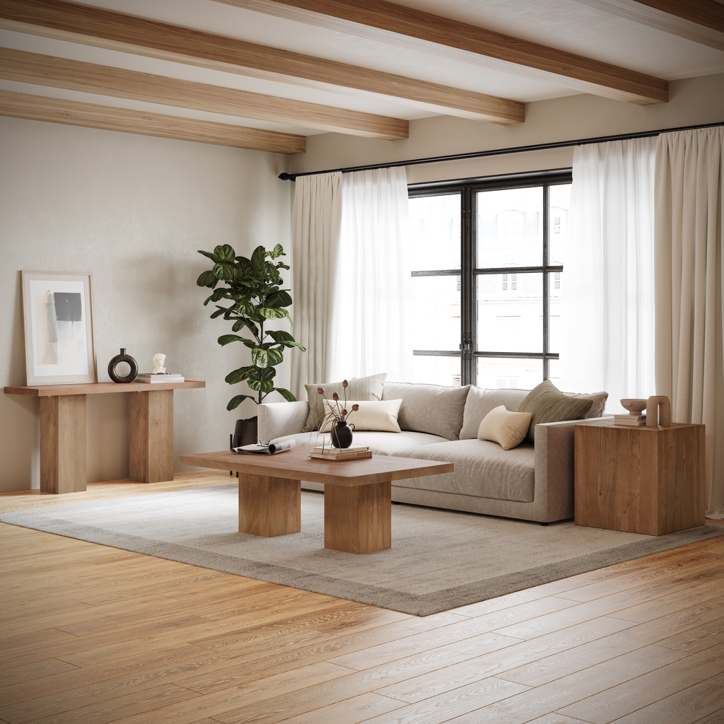 Sequoia Occasional Table Set In Rustic Brown by Jofran | 1StopBedrooms