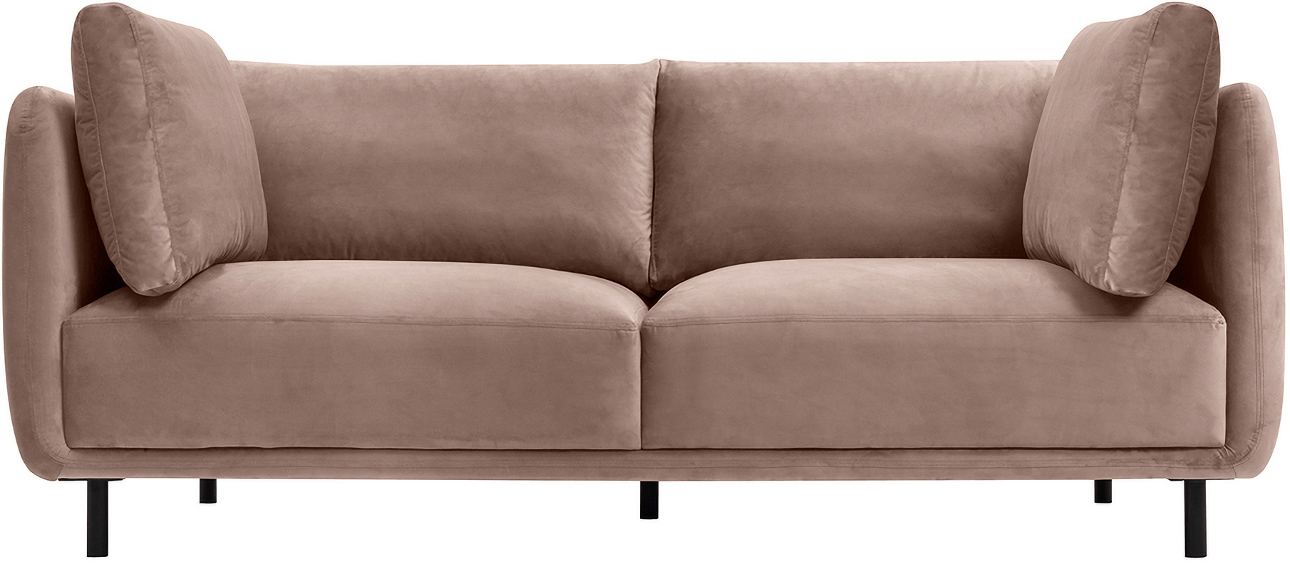Serenity 79 Inch Fabric Sofa In Mauve by Armen Living | 1StopBedrooms