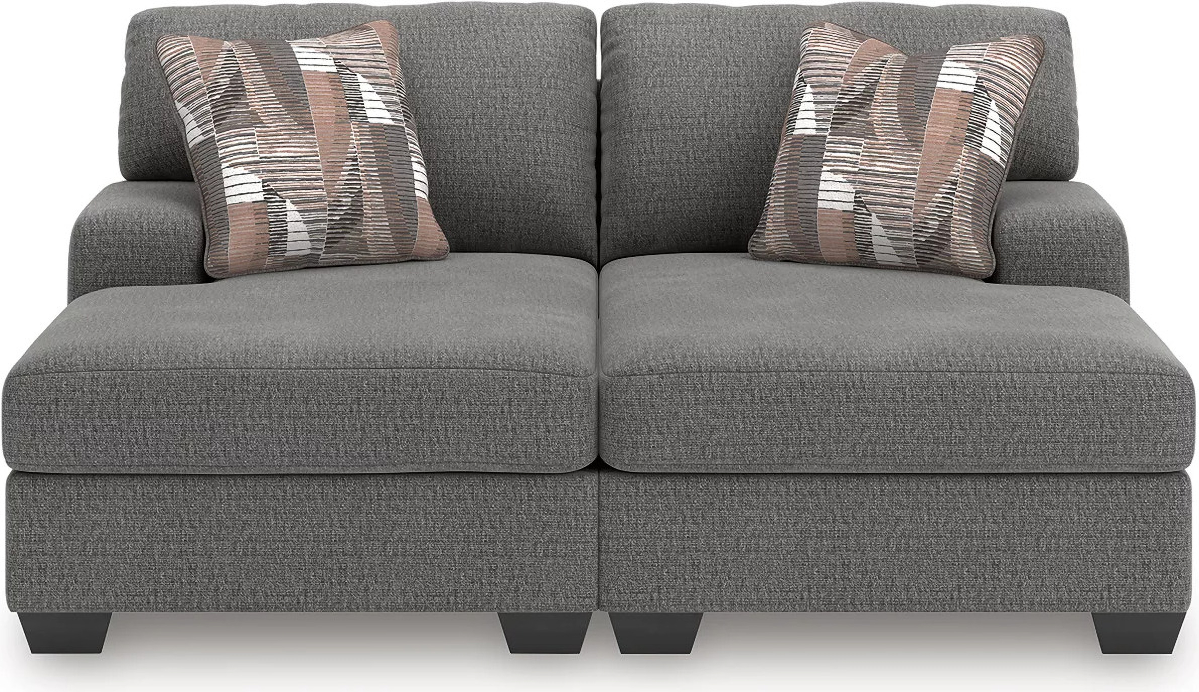 Newellen 2-Piece Super Chaise In Greystone by Ashley Furniture ...